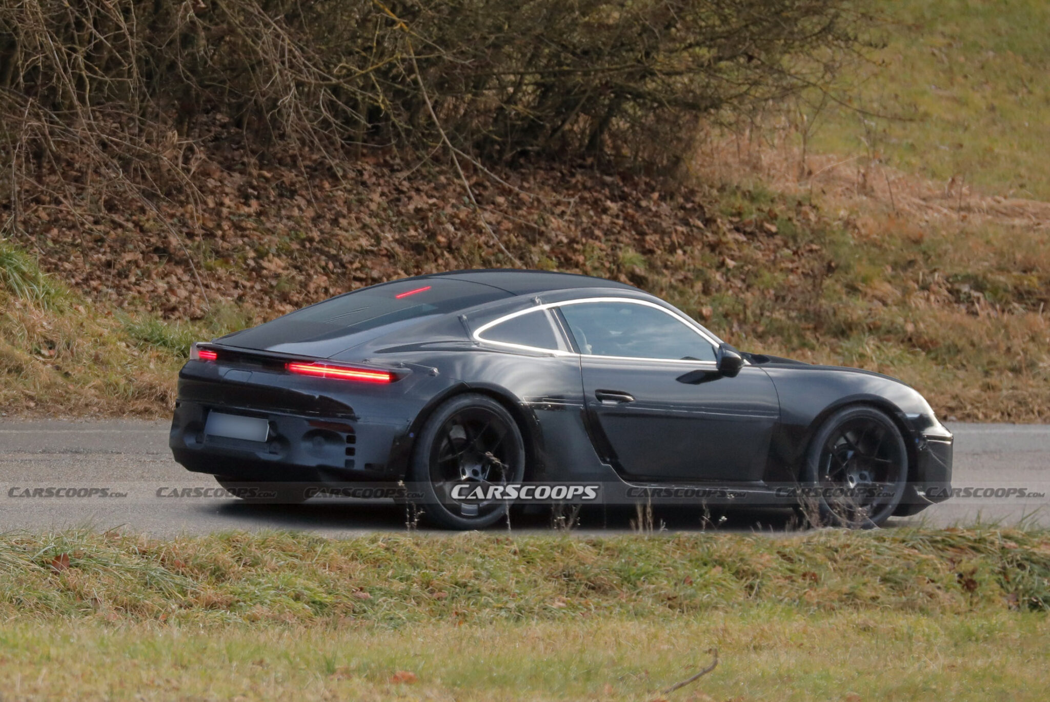 Porsche 718 Cayman Electric Spied For First Time | Carscoops