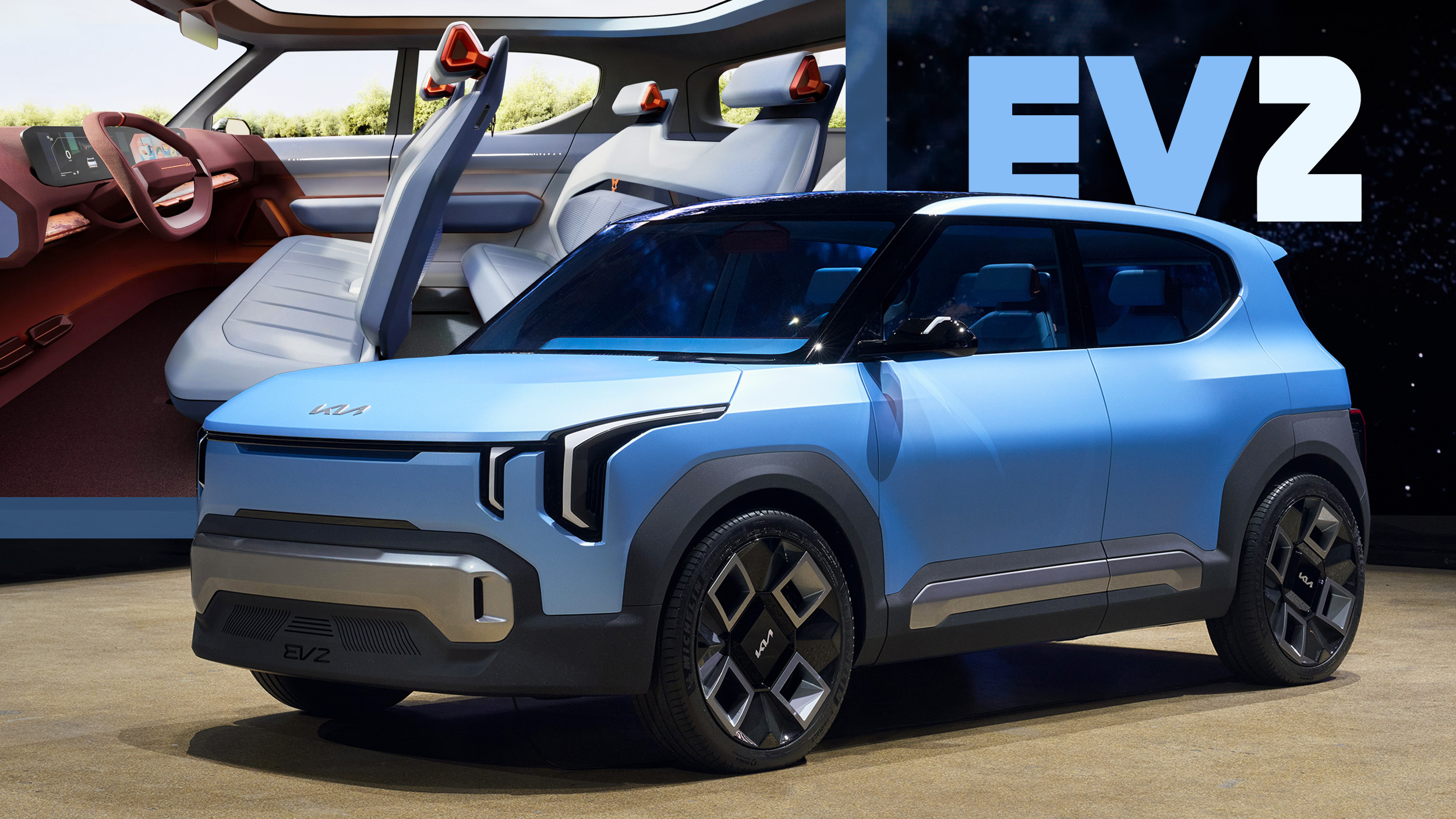 Kia EV2 Concept Previews Small Electric SUV For 2026 With Funky Styling Kia EV2 Concept Previews Small Electric SUV For 2026 With Funky Styling