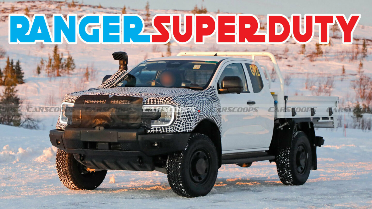 2026 Ford Ranger Super Duty Is A Mid-Sized Super Truck | Carscoops