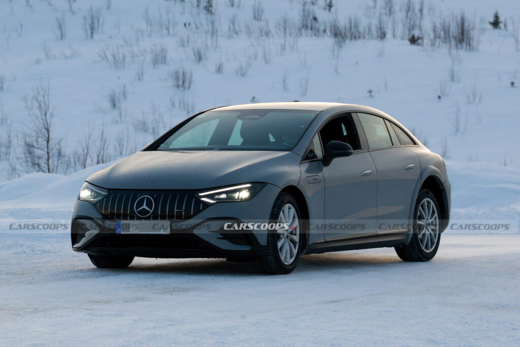 2027 Mercedes E-Class EV Mule Spied, Final Design Will Ditch Egg Shape ...