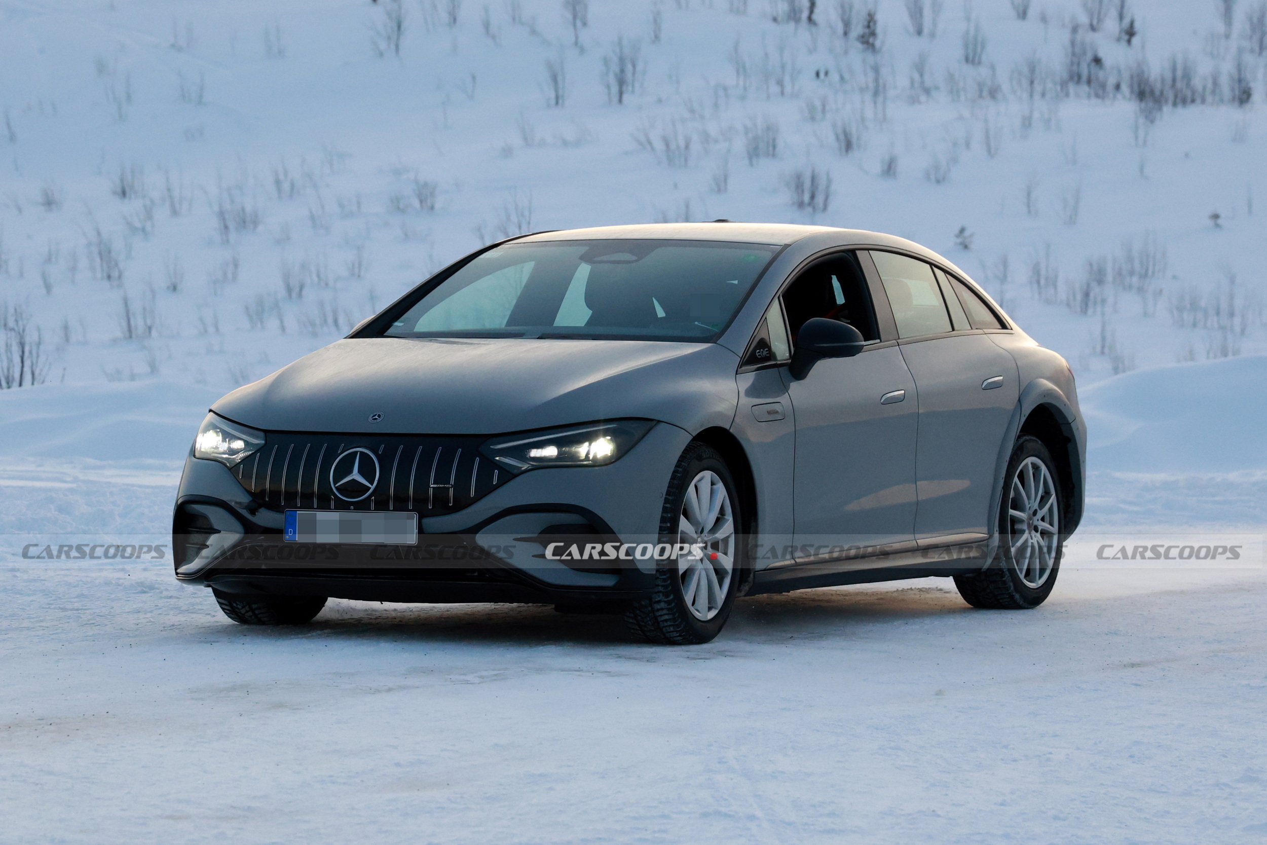 2027 Mercedes E-Class EV Mule Spied, Final Design Will Ditch Egg Shape ...