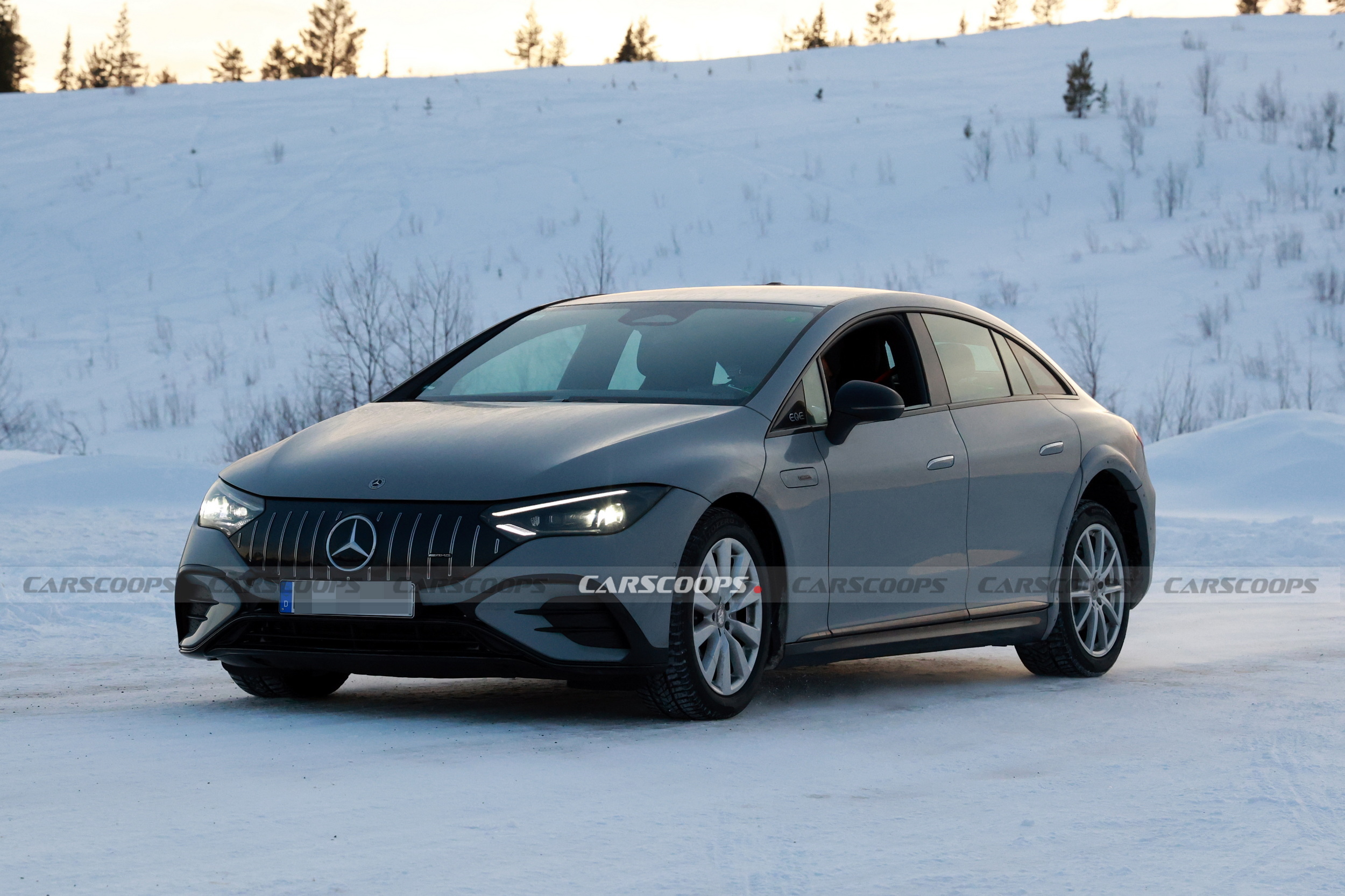 2027 Mercedes E-Class EV Mule Spied, Final Design Will Ditch Egg Shape ...
