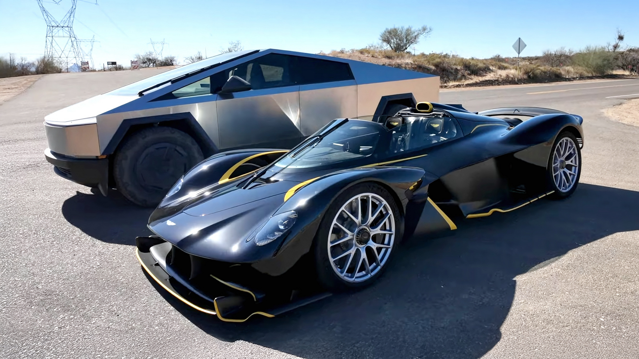 Chris Harris Goes Bananas In An Aston Martin Valkyrie Spider On The ...