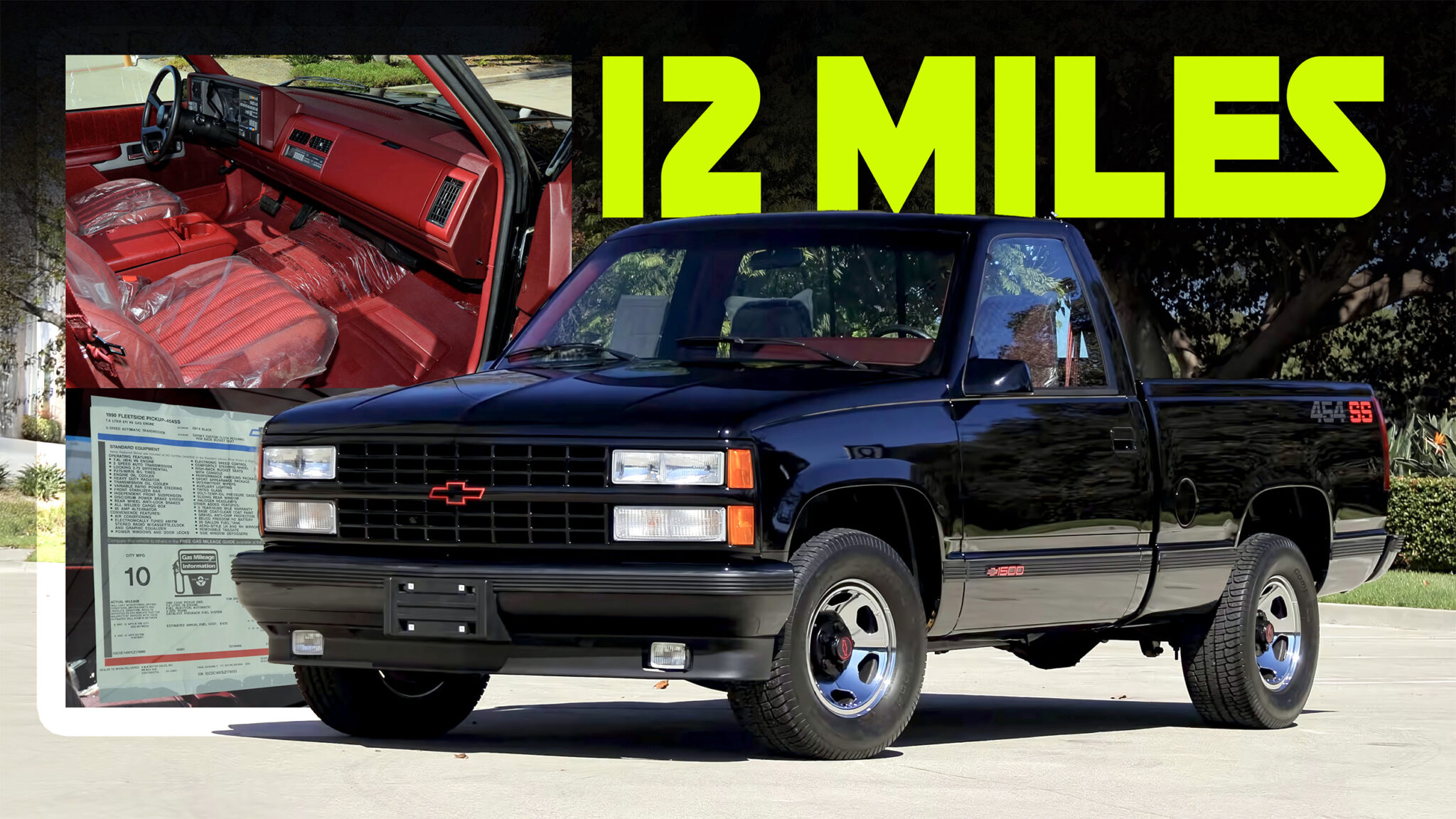 Brand New 12-Mile Chevy 454 SS Comes Out Of Storage After 35 Years ...