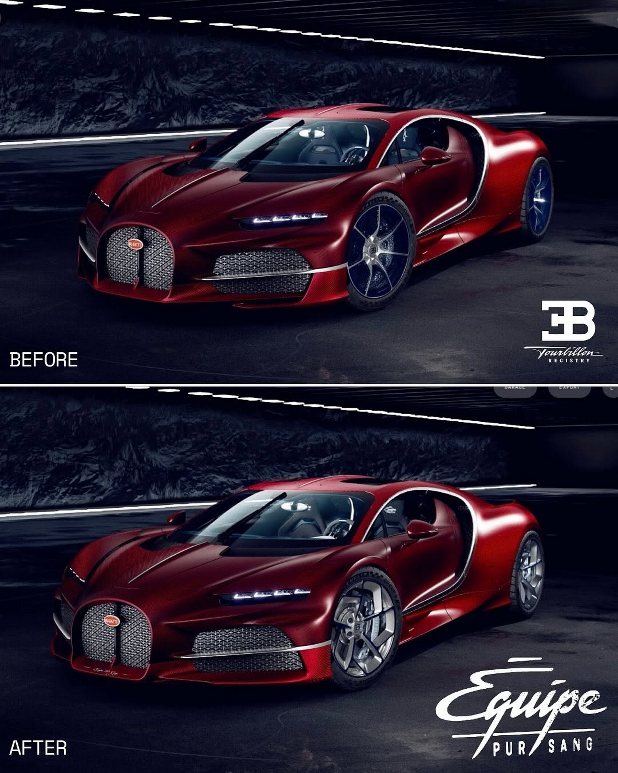 Bugatti’s $240,000 Package Gives Your Tourbillon Eight Exhaust Pipes ...