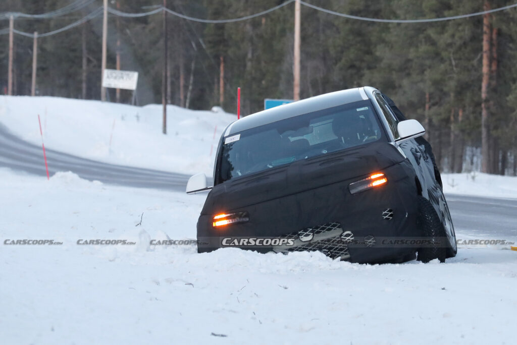 2026 Genesis GV90 Prototype’s Bi-Motor AWD Is No Match For A Snowy ...