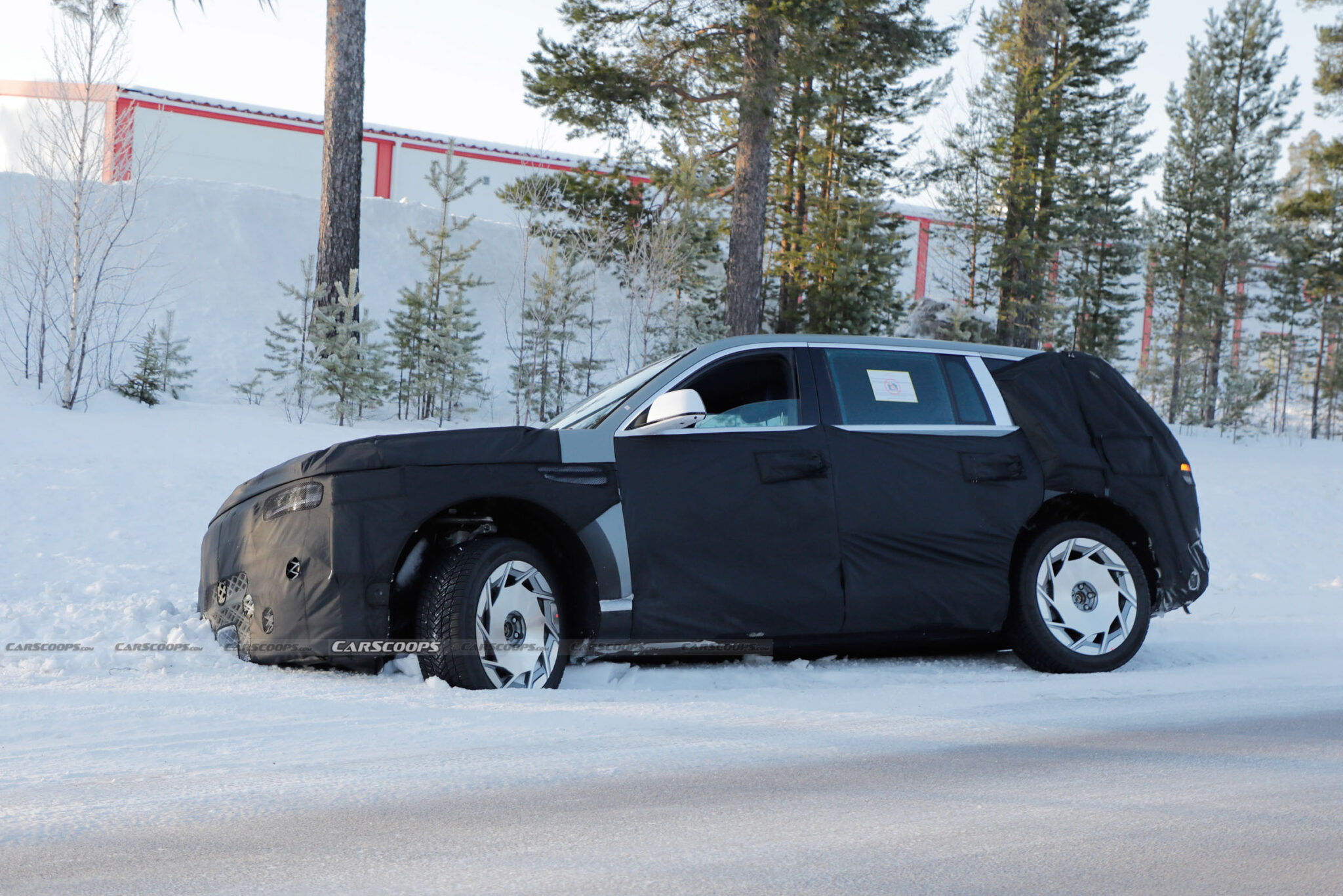 2026 Genesis GV90 Prototype’s Bi-Motor AWD Is No Match For A Snowy ...