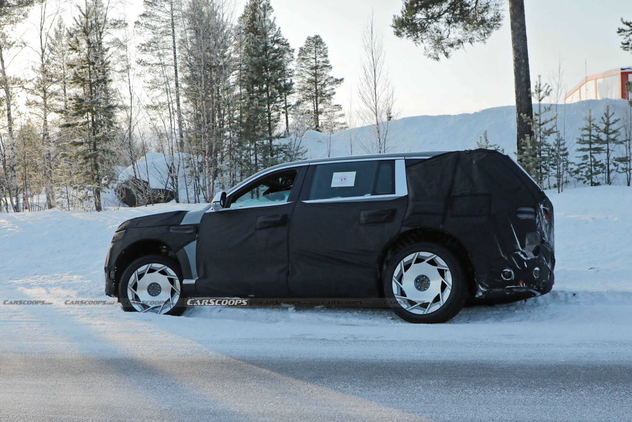 2026 Genesis GV90 Prototype’s Bi-Motor AWD Is No Match For A Snowy ...