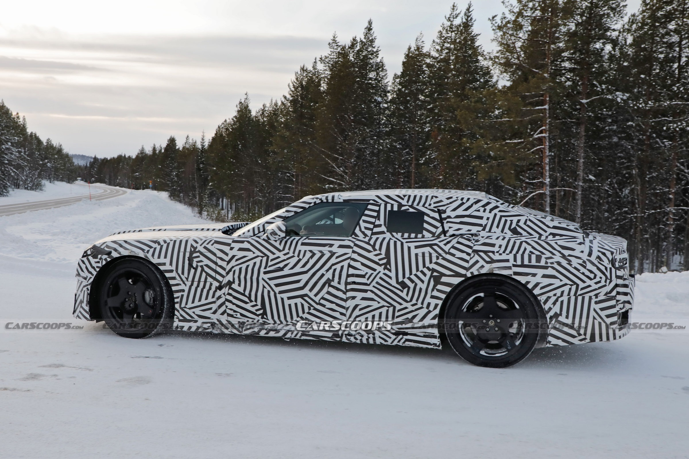 Electric 2027 Jaguar Type 00 Sedan Caught Testing In First Real Spy ...