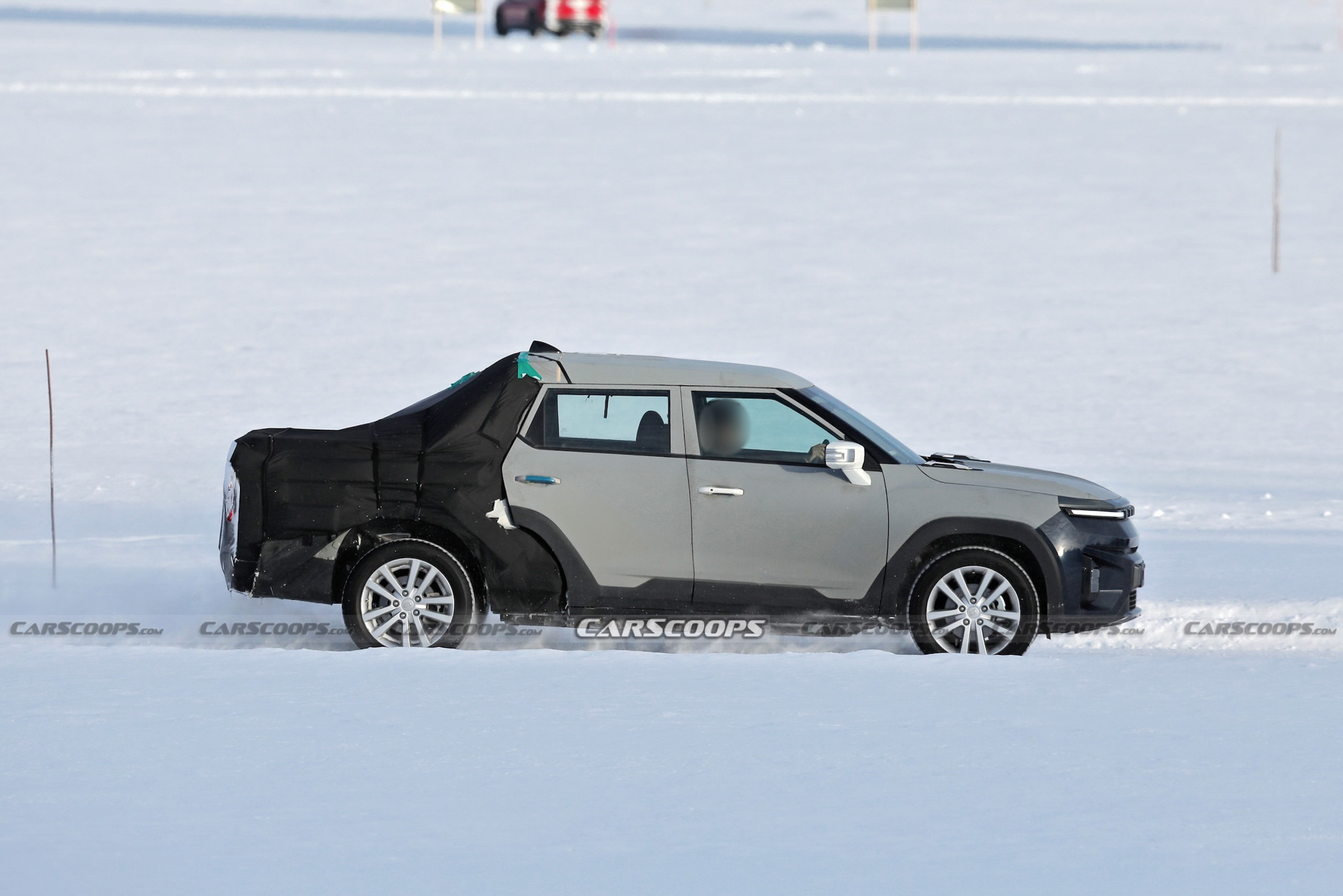 KGM Musso EV Truck Spied Testing, ICE Version Also In The Works | Carscoops