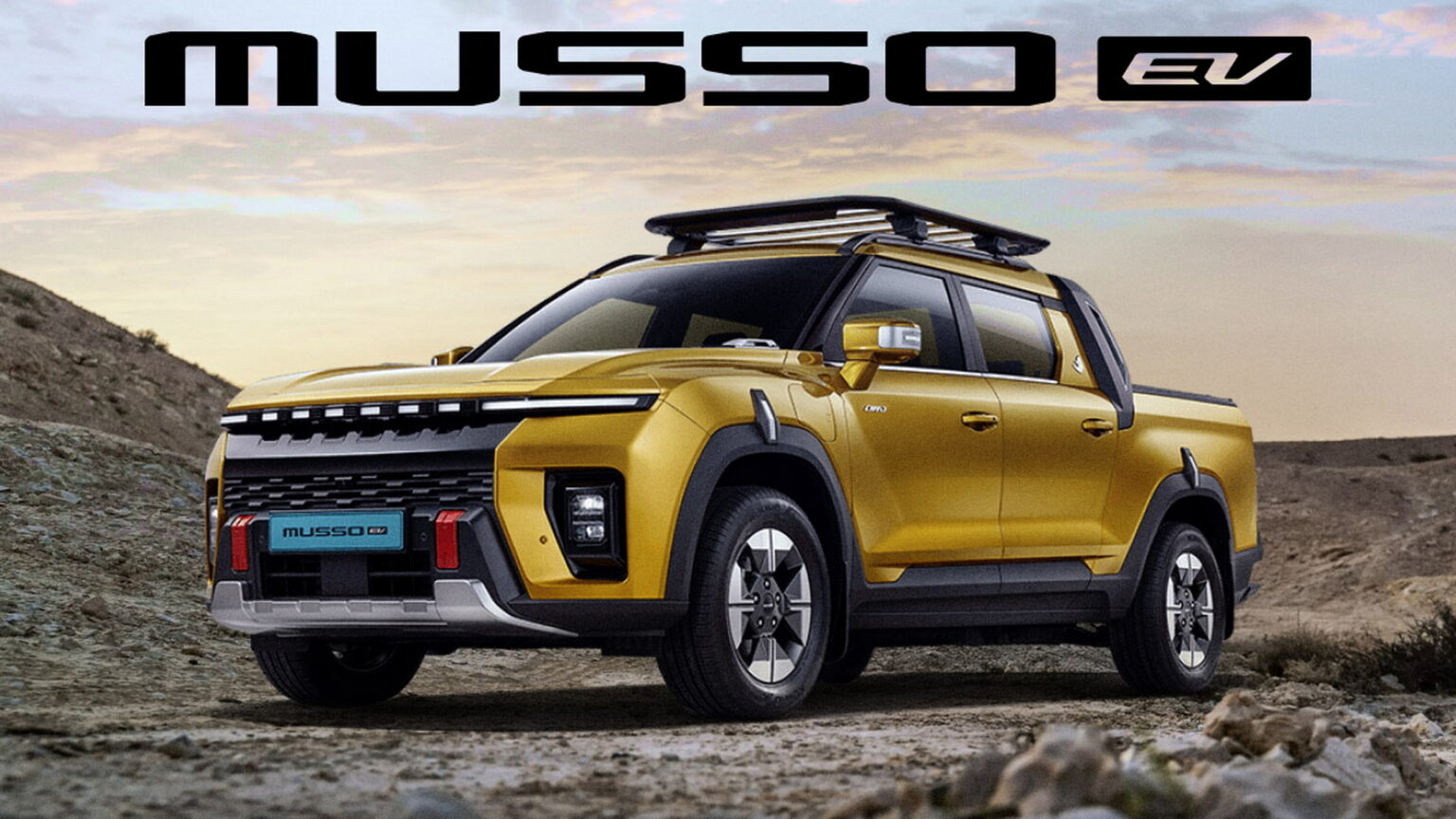 KGM Musso Is Korea’s First Electric Pickup Truck | Carscoops