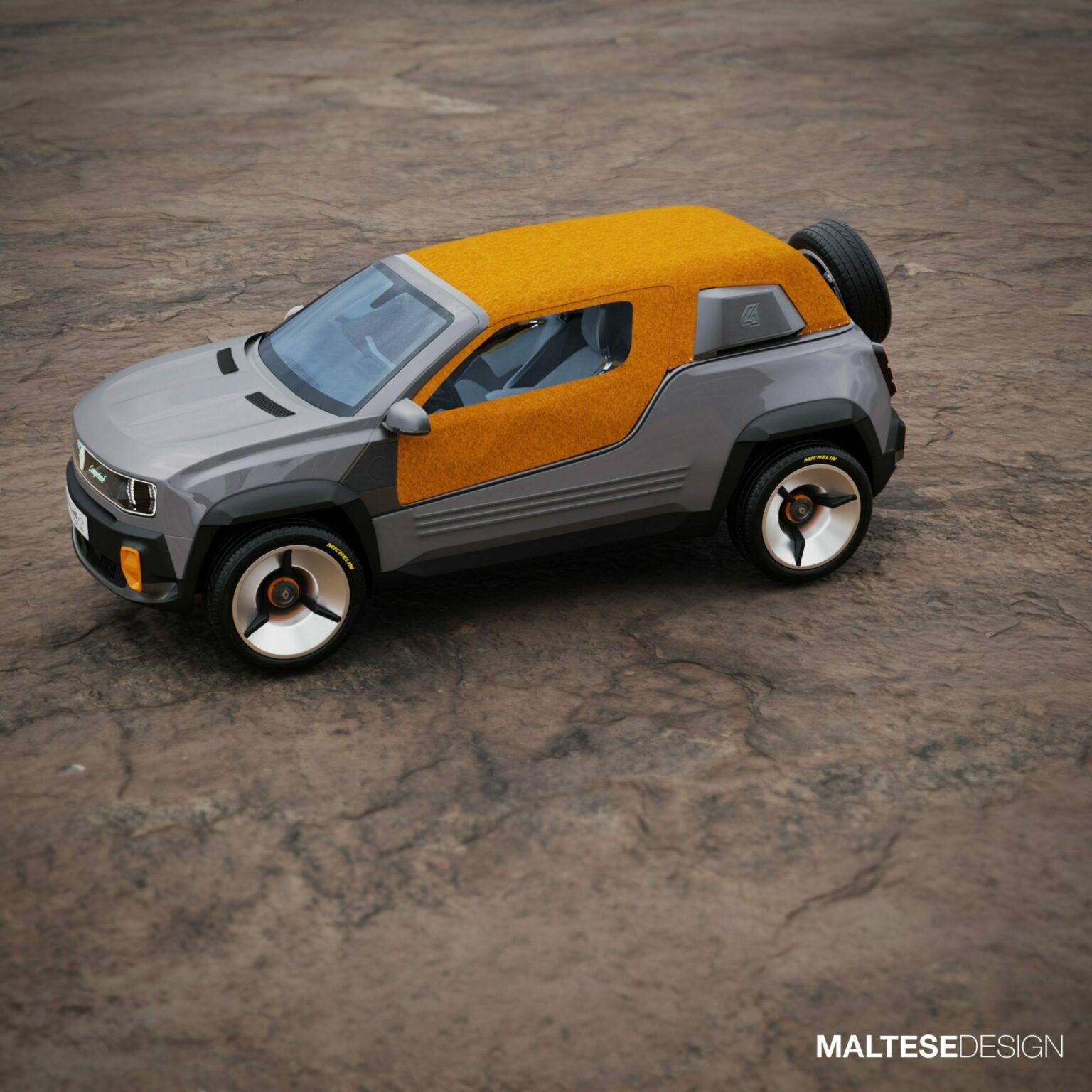 The New Renault 4 E-Tech Makes For A Chic Beach Buggy | Carscoops