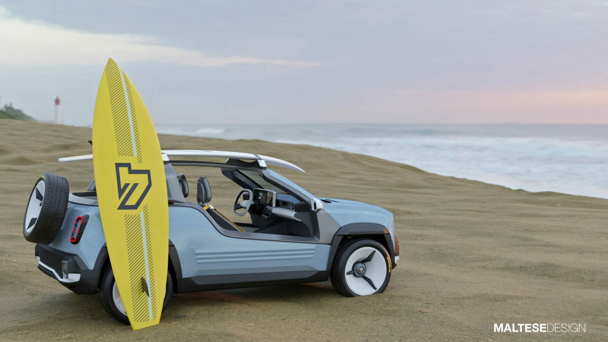 The New Renault 4 E-Tech Makes For A Chic Beach Buggy | Carscoops