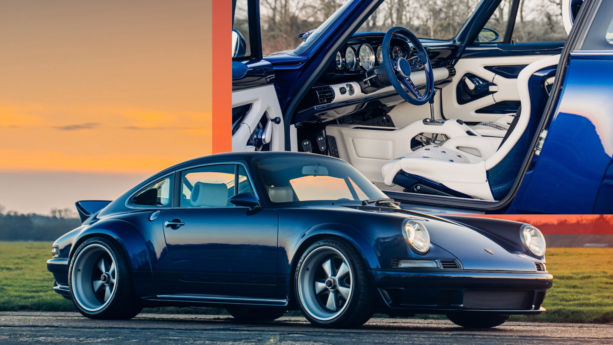 This Blue Singer DLS Could Sell For More Than A Koenigsegg Jesko ...