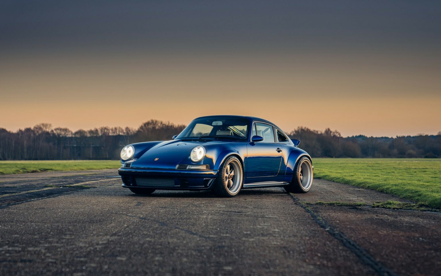 This Blue Singer DLS Could Sell For More Than A Koenigsegg Jesko ...