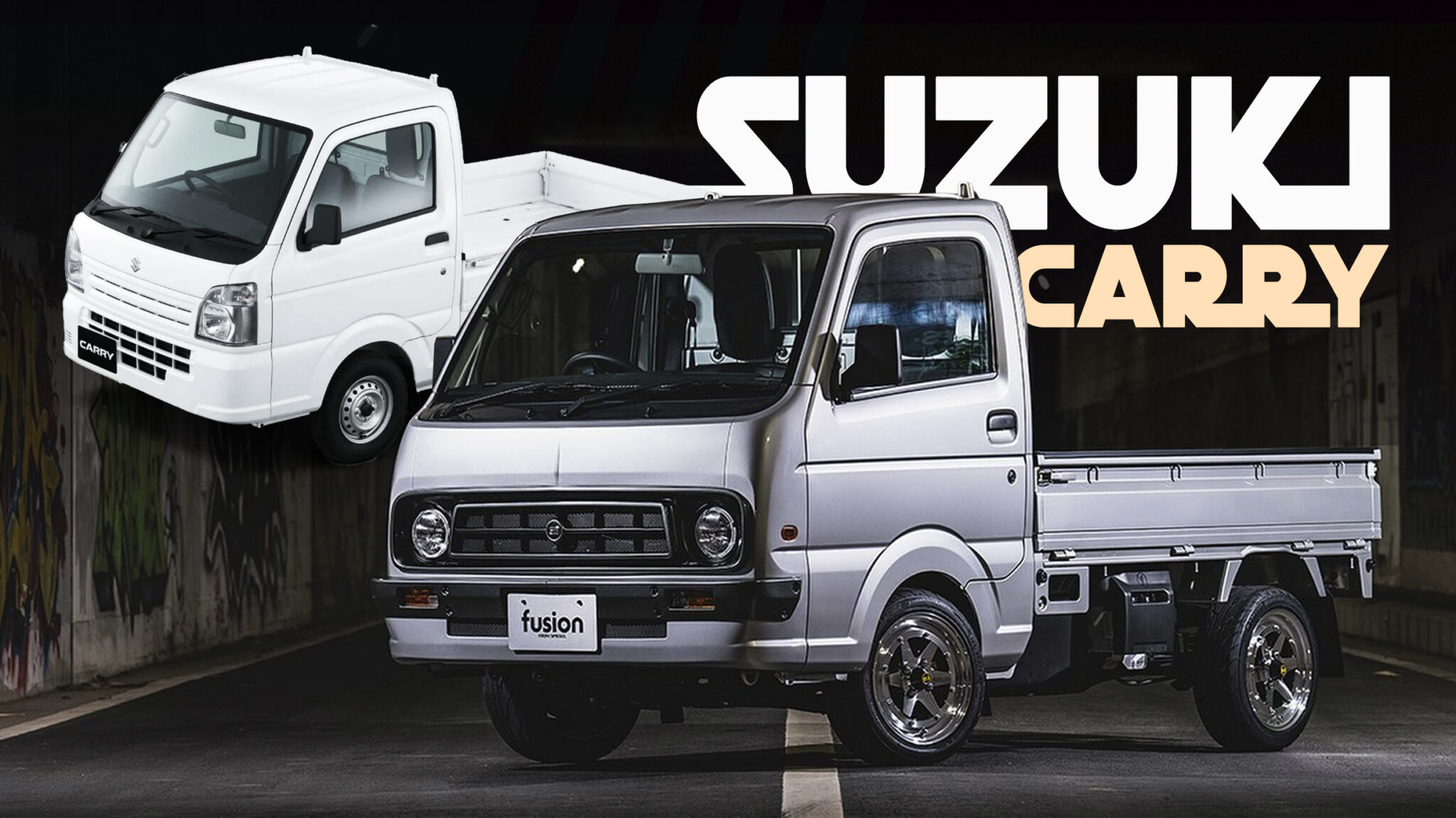 Retro Kit Turns Tiny Suzuki Truck Into A 70s Datsun | Carscoops