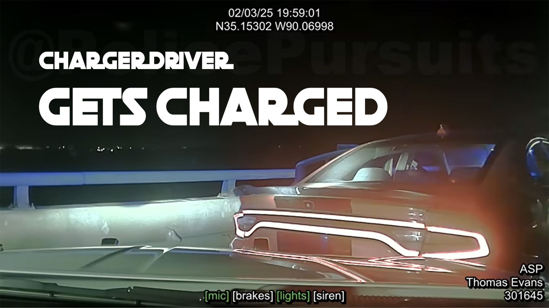 Dodge Driver Pulls Over For Cops, Then Takes Off Like A Bat Out Of Hell ...