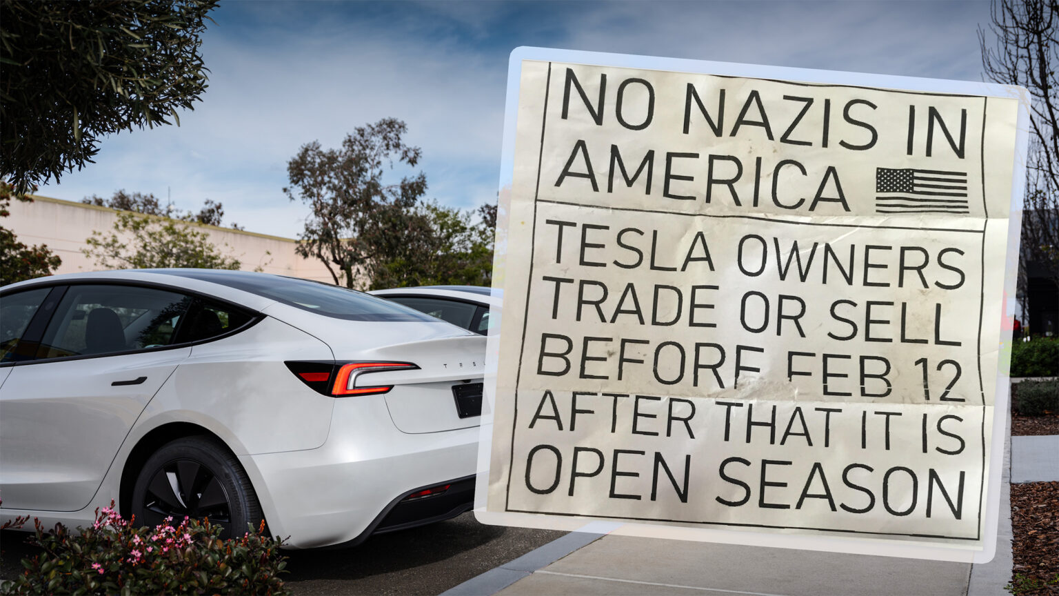 Anti-Nazi Group Vows To ‘Inflict Physical Damage’ On Teslas Starting ...