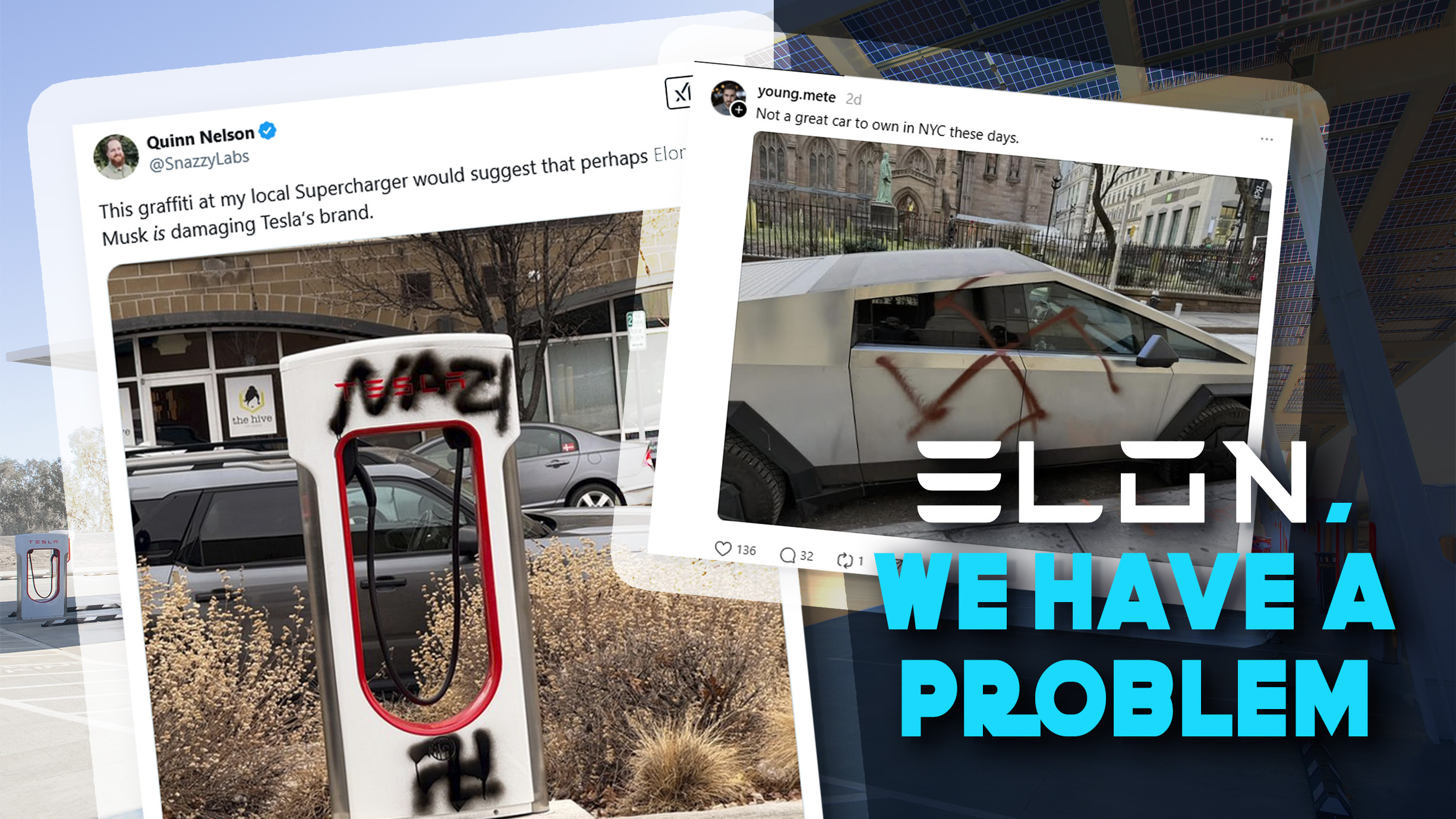 Tesla Vows To Prosecute Vandals Over Swastikas, But Owners Have Little ...