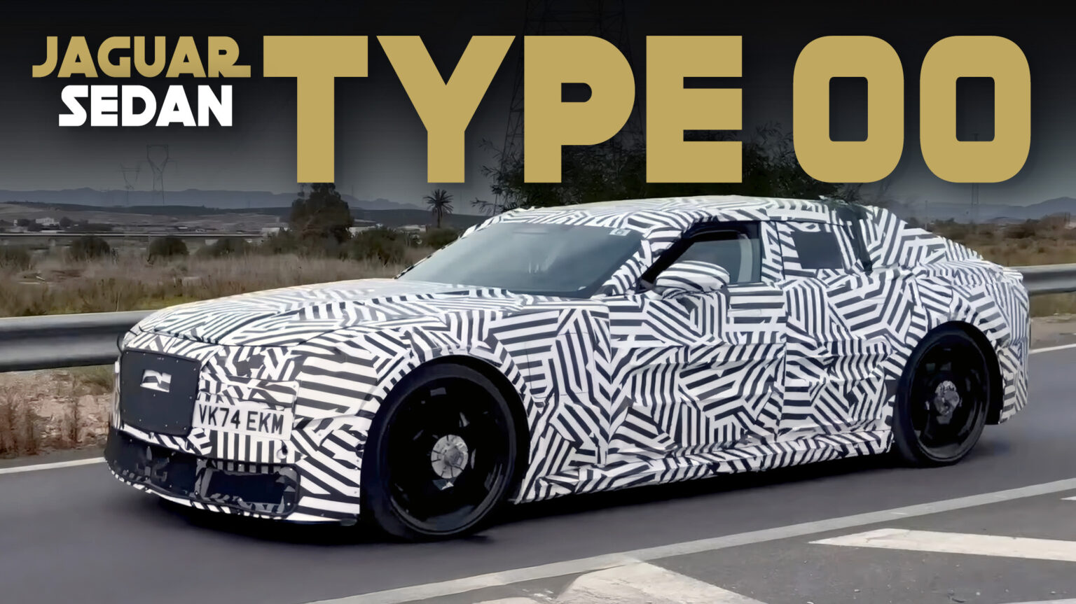 New Jaguar Type 00 Electric Sedan Filmed For The First Time | Carscoops