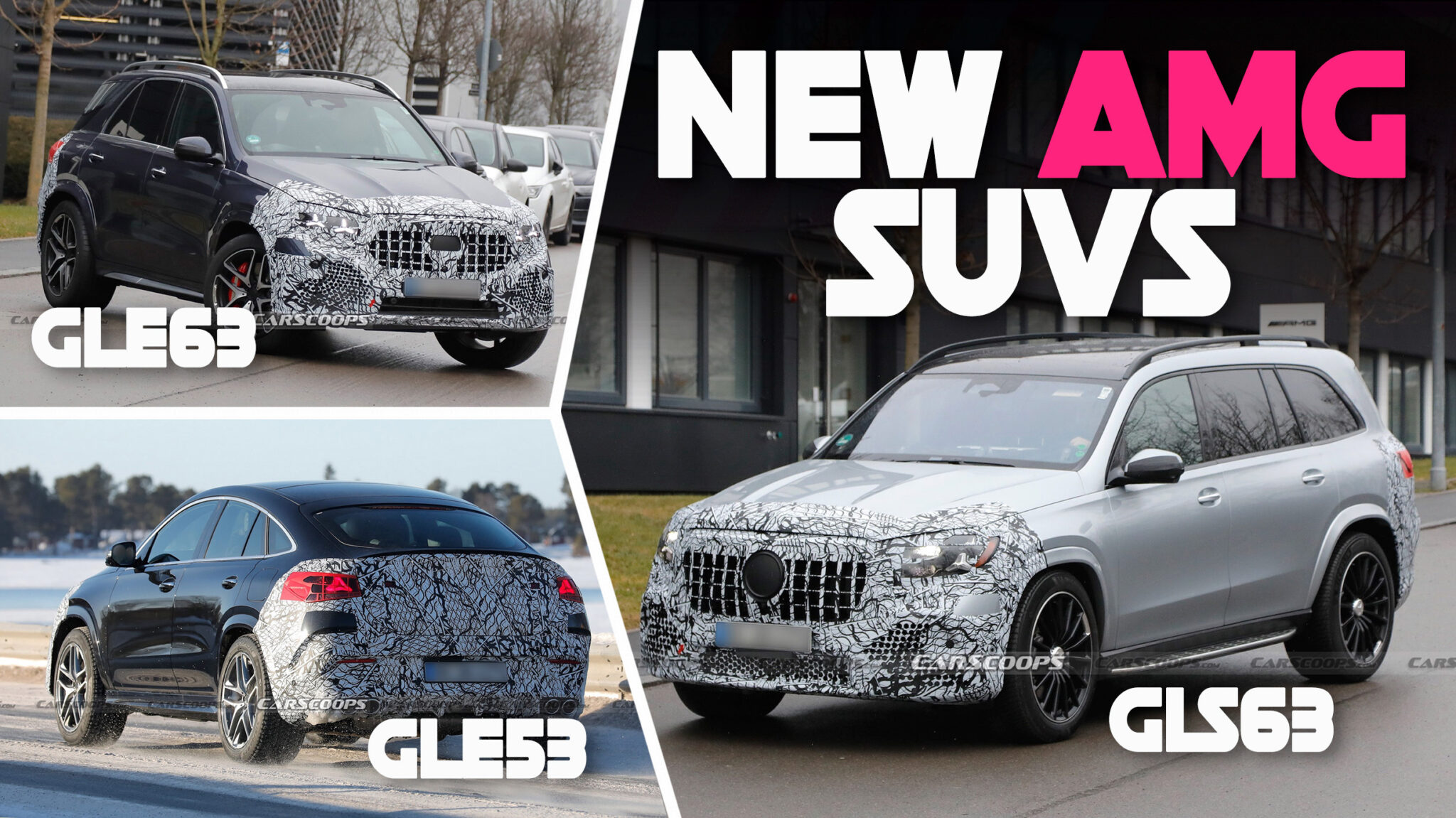 GLS63, GLE63 And GLE53 PHEV Spied Testing As AMG Readies Army Of ...