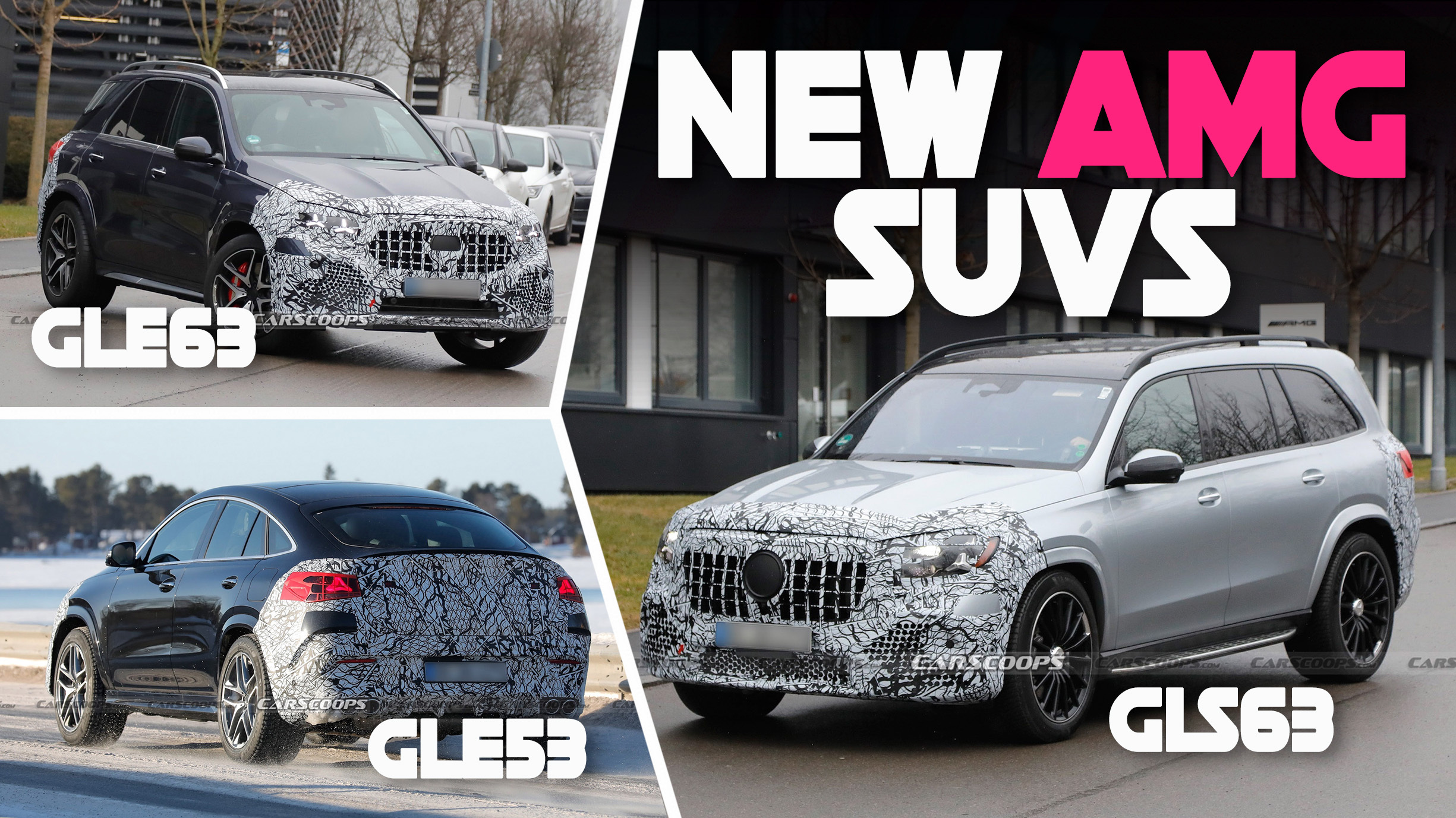 GLS63, GLE63 And GLE53 PHEV Spied Testing As AMG Readies Army Of ...