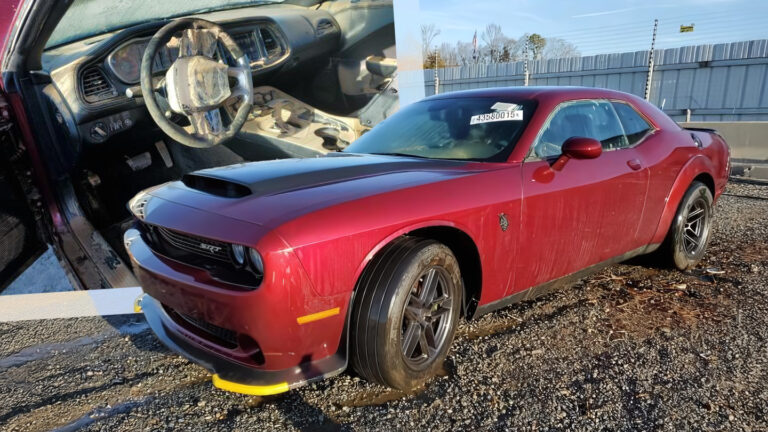 Brand New Dodge Demon 170 Flooded Down The Drain | Carscoops