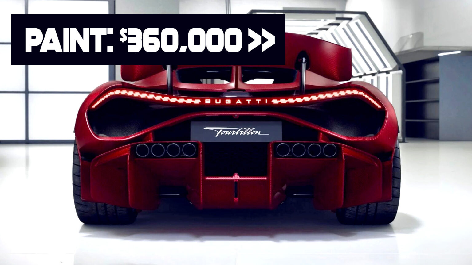 Bugatti Tourbillon Buyer Blew $1M On Options Including A $65K Speedo ...