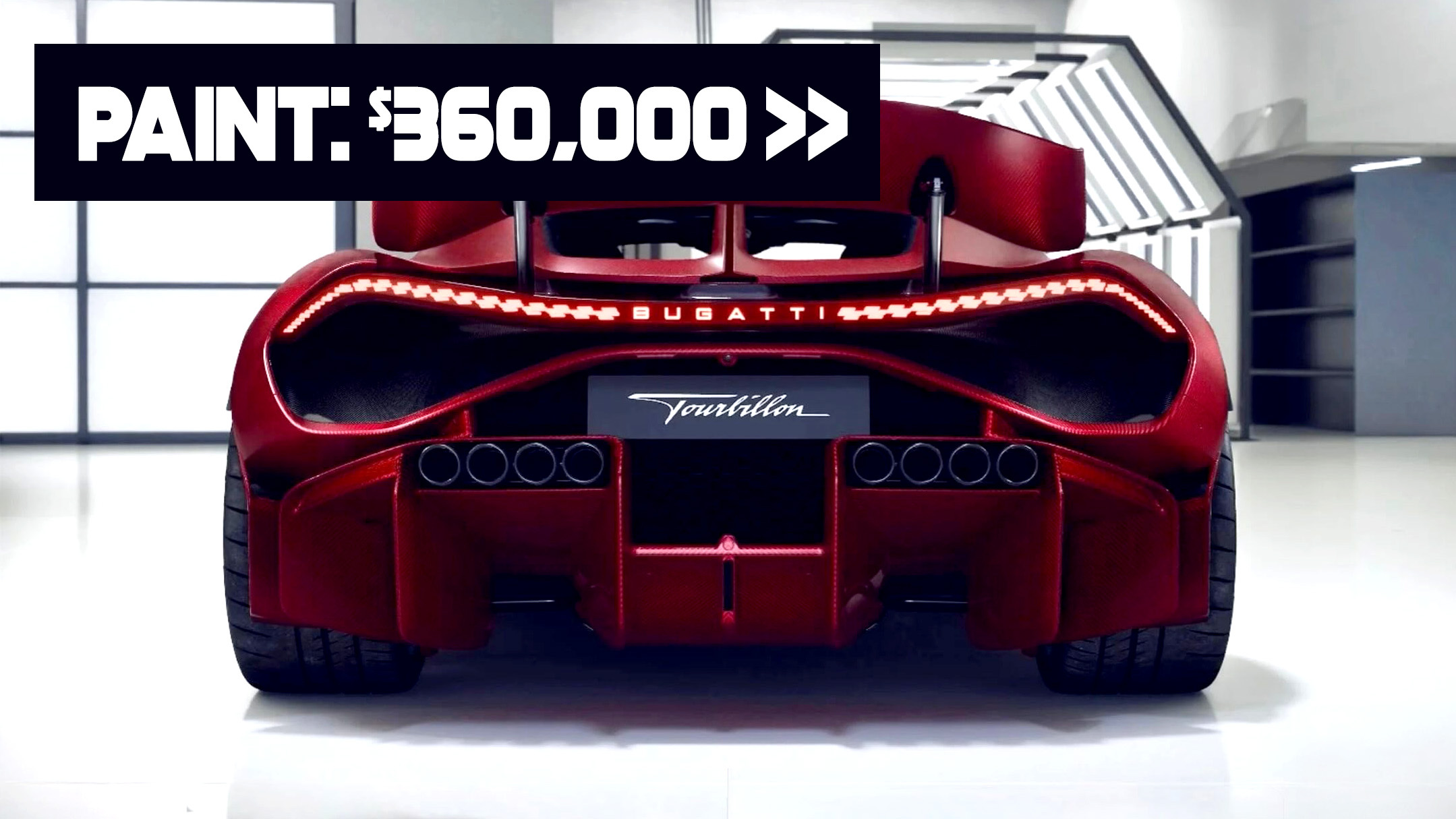 Bugatti Tourbillon Buyer Blew $1M On Options Including A $65K Speedo ...