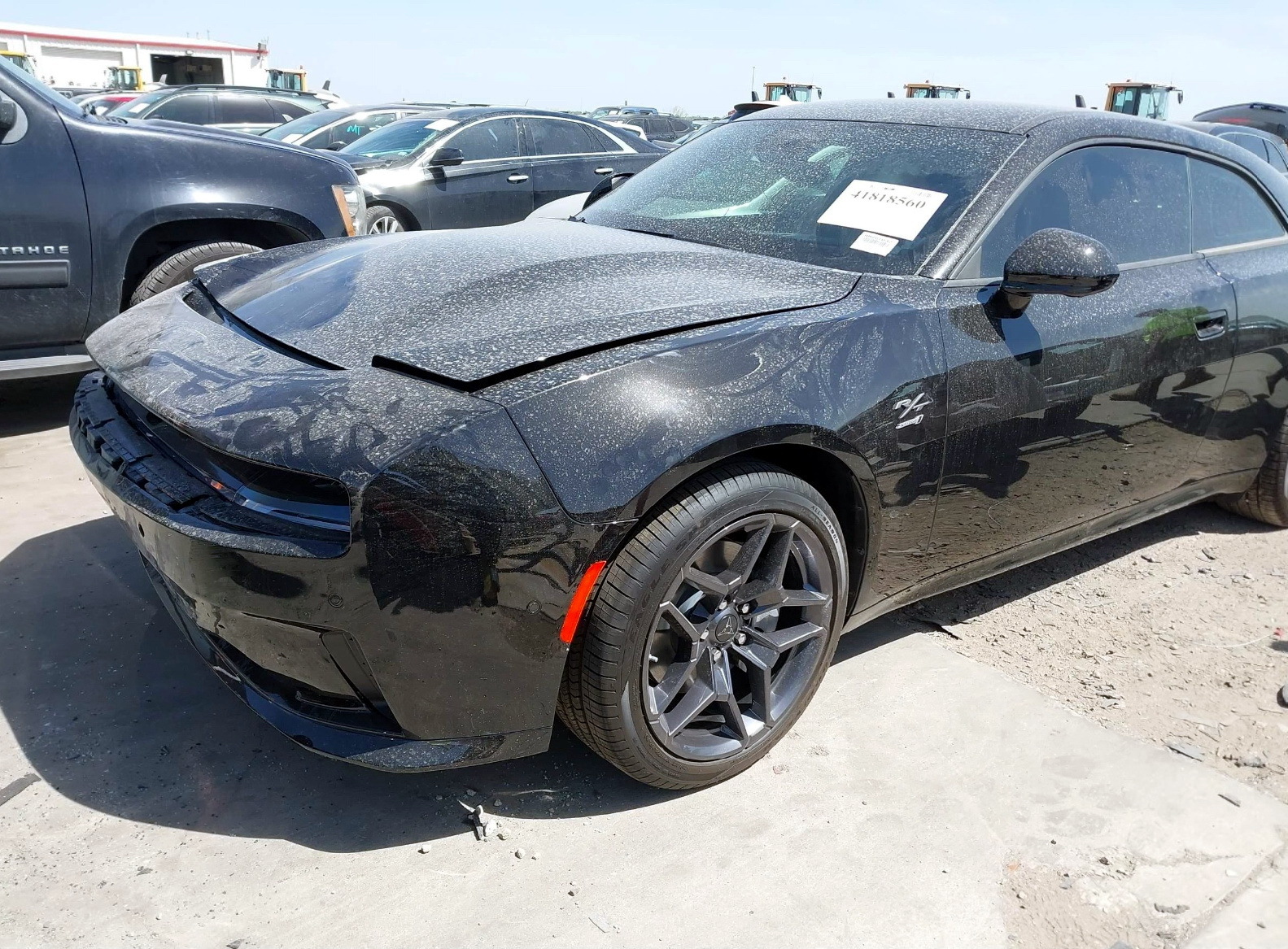 First Wrecked Dodge Charger Daytona EV Surfaces | Carscoops