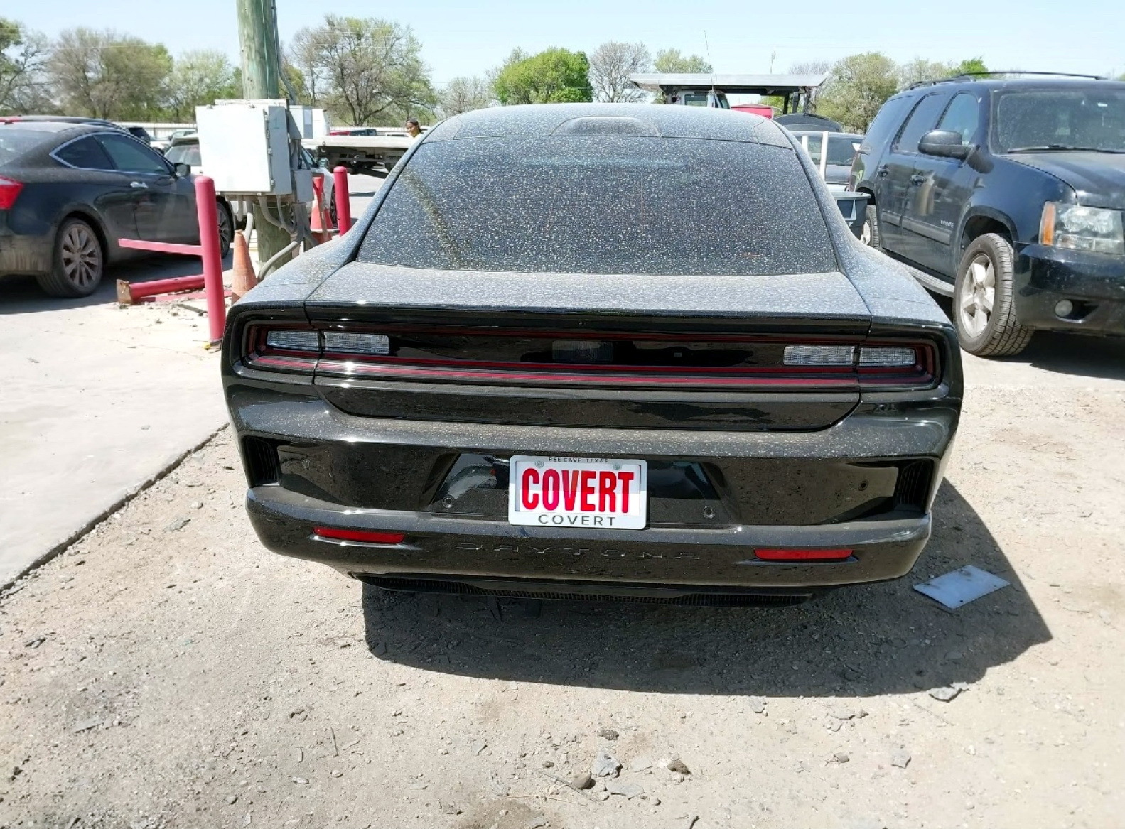 First Wrecked Dodge Charger Daytona EV Surfaces | Carscoops
