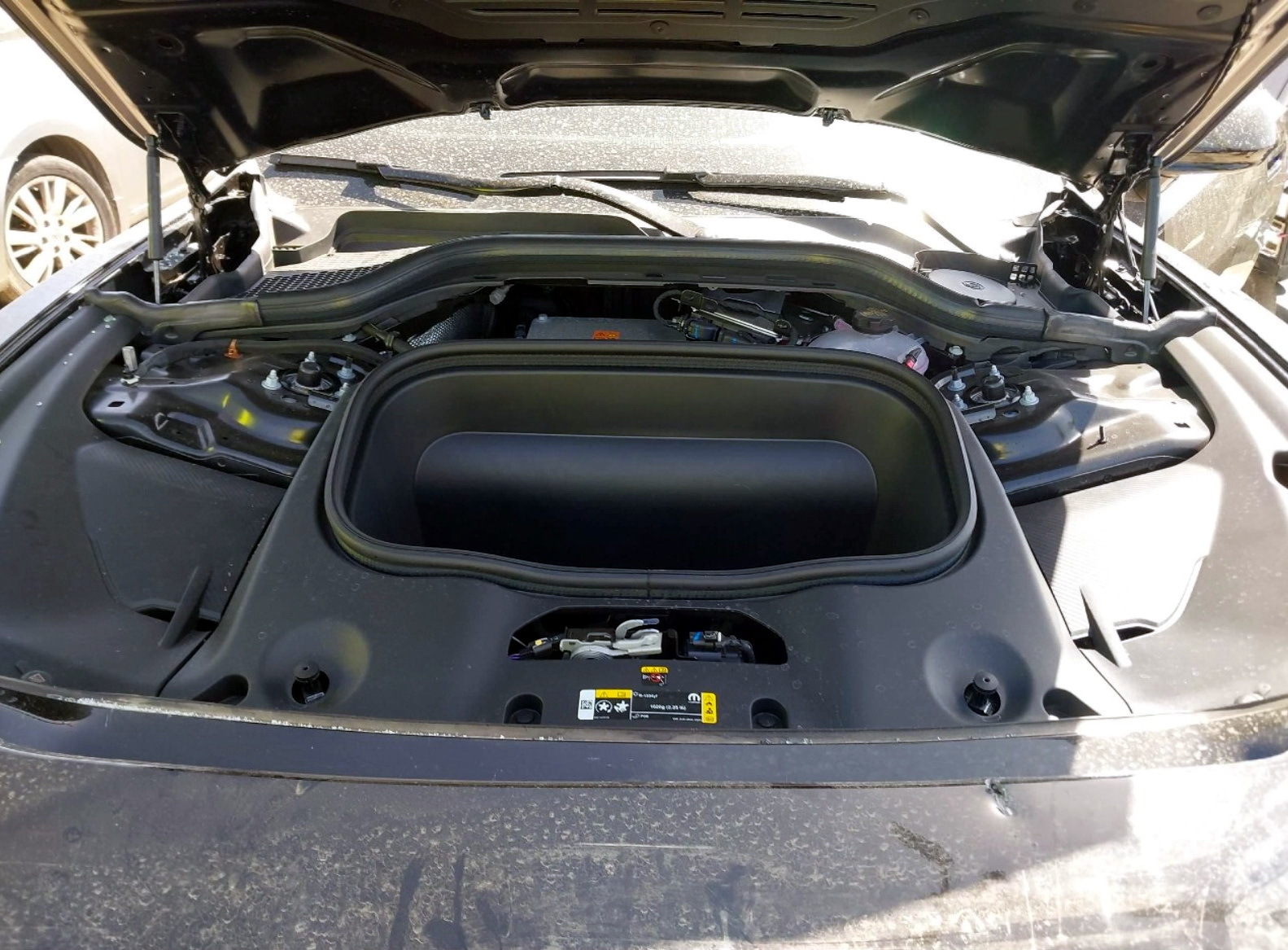 First Wrecked Dodge Charger Daytona EV Surfaces | Carscoops