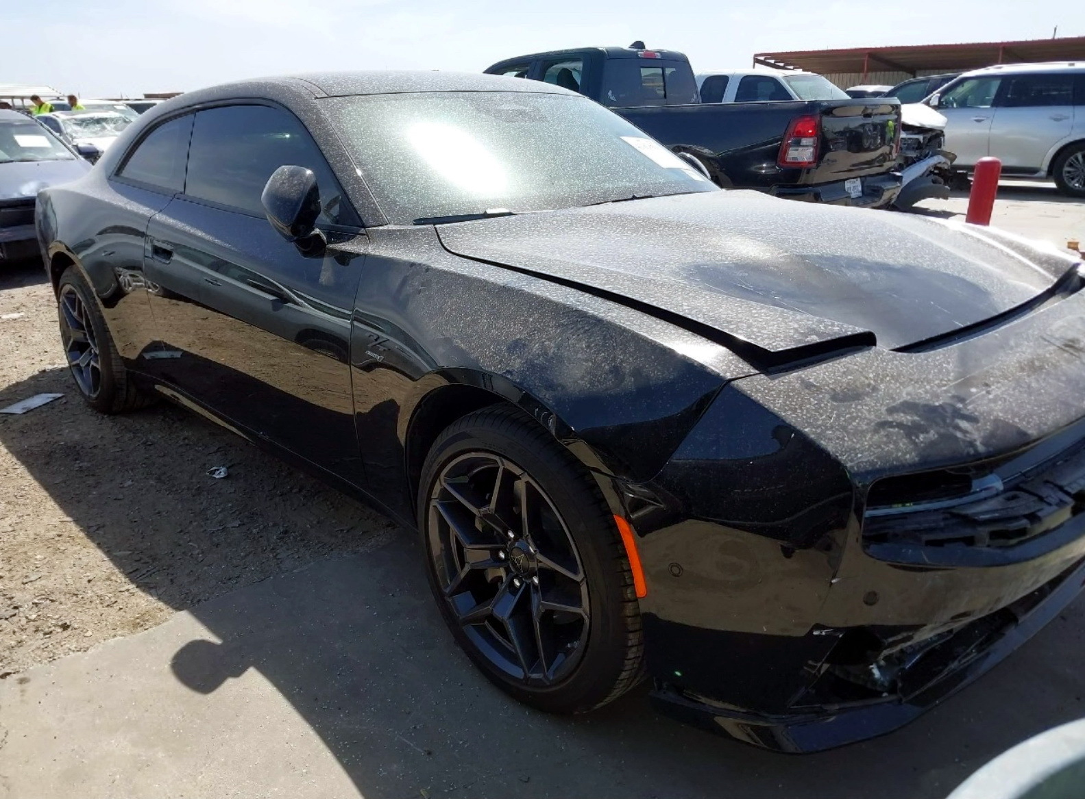 First Wrecked Dodge Charger Daytona EV Surfaces | Carscoops