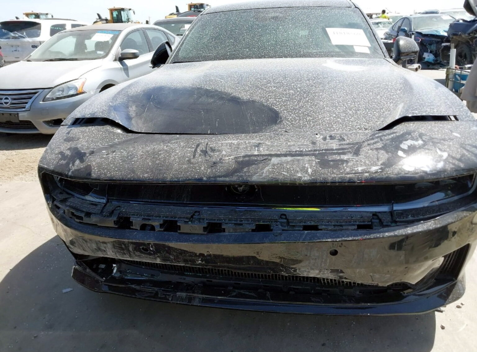 First Wrecked Dodge Charger Daytona EV Surfaces | Carscoops