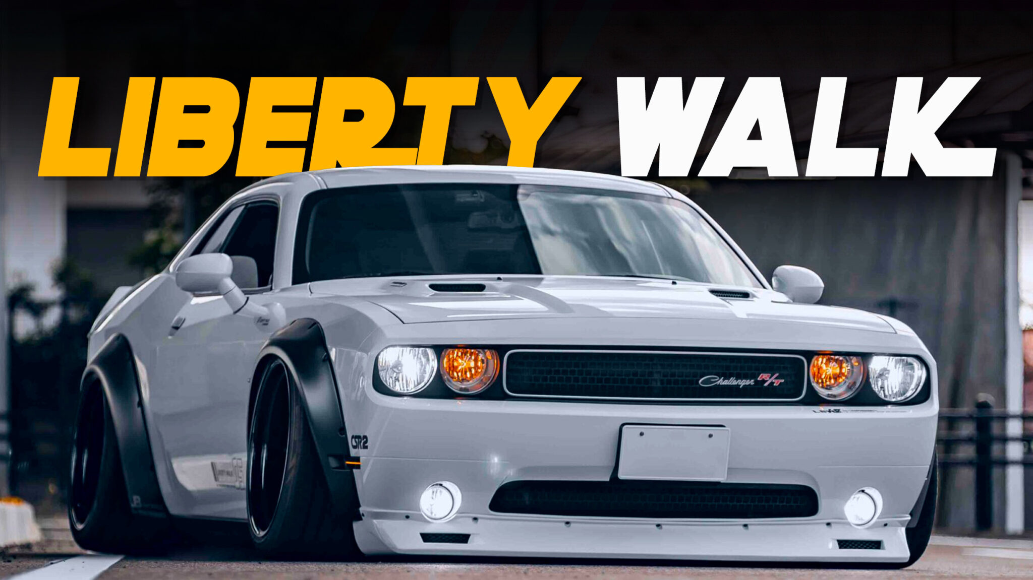 Liberty Walk’s Challenger Puts The ‘Wide’ In Widebody | Carscoops