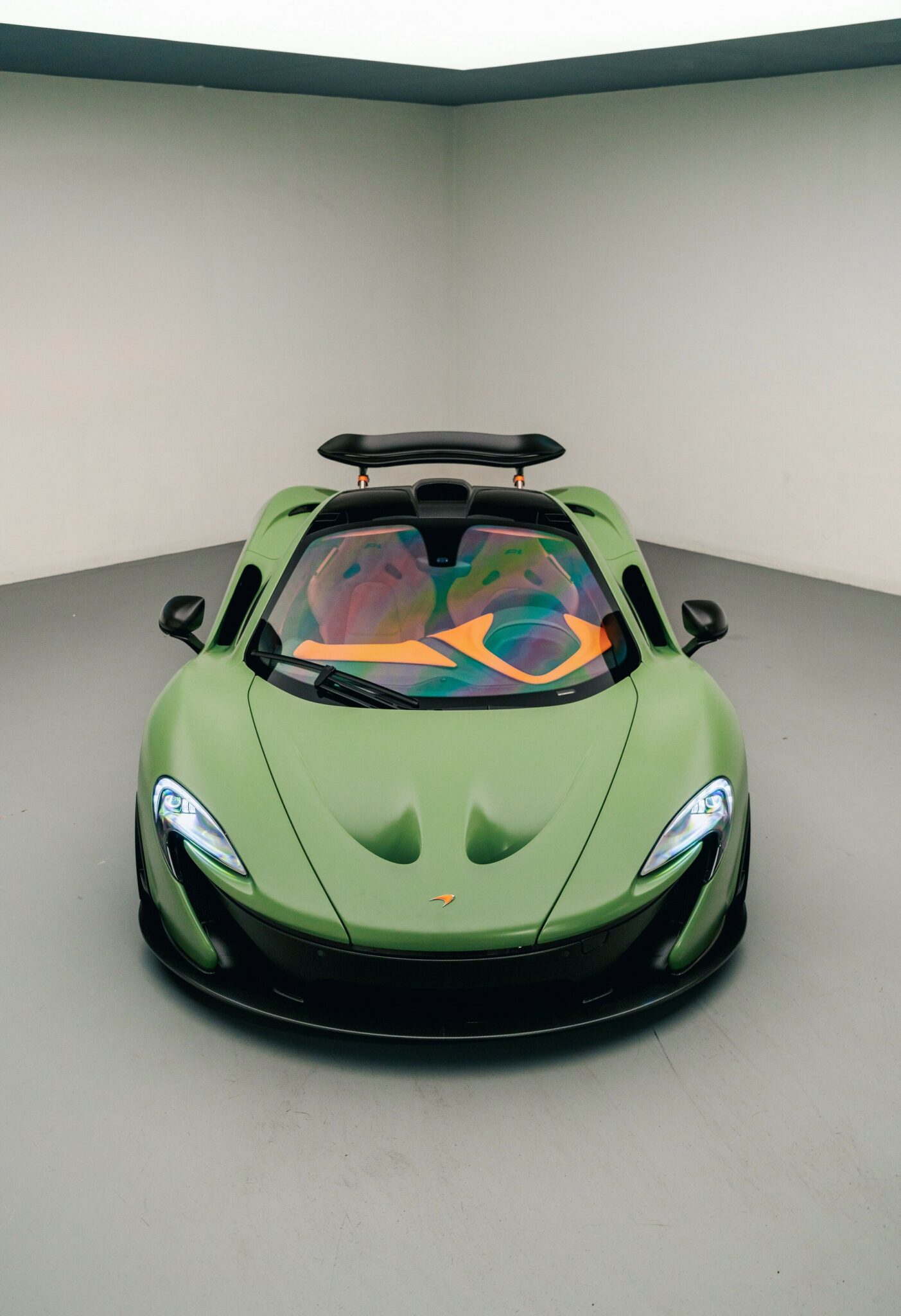 This Is The World’s Only McLaren P1 Finished In Satin Camo Green ...