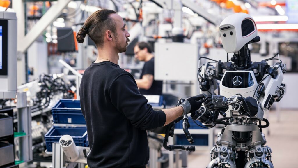 Mercedes Puts Humanoid Robots To Work At Berlin Production Site | Carscoops