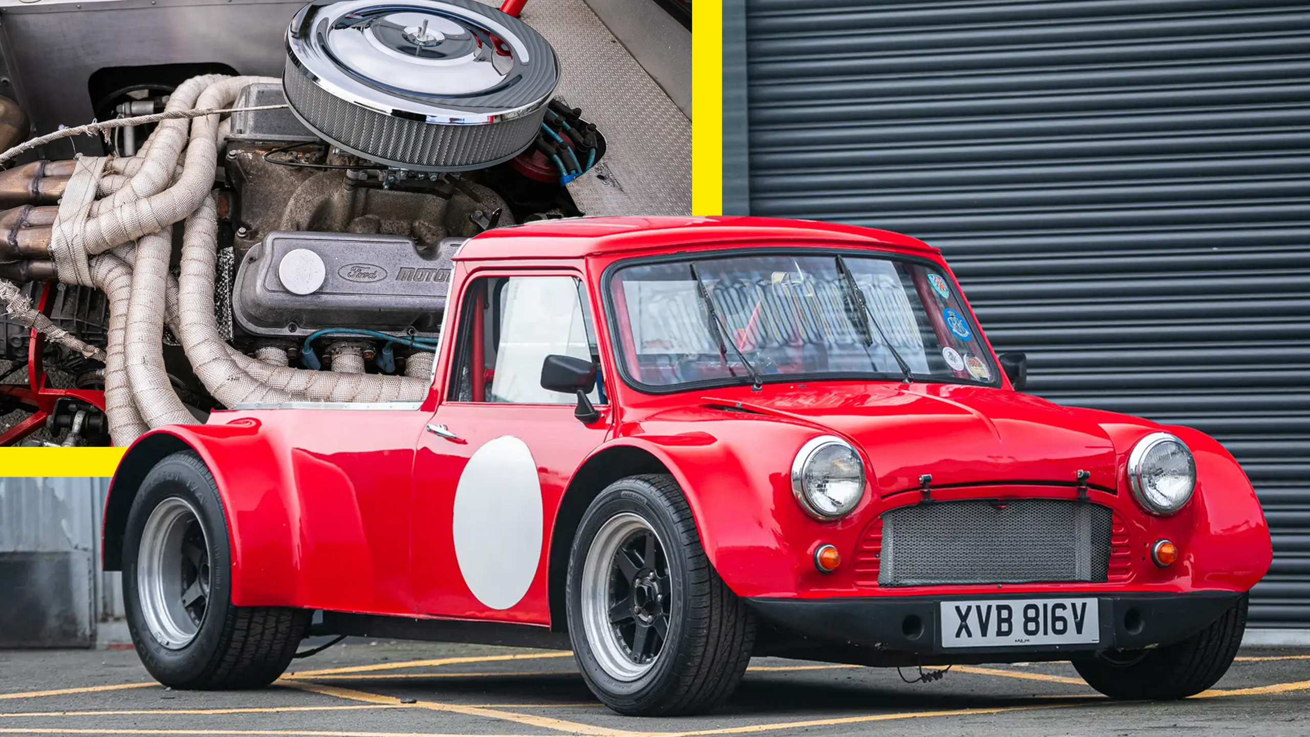 This Mini Pickup Is A 300 HP V8-Powered Riot | Carscoops