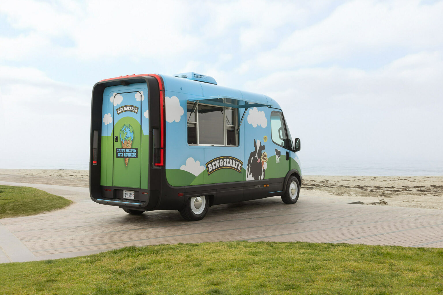 Ben & Jerry’s Ditches ICE For Rivian’s Van | Carscoops