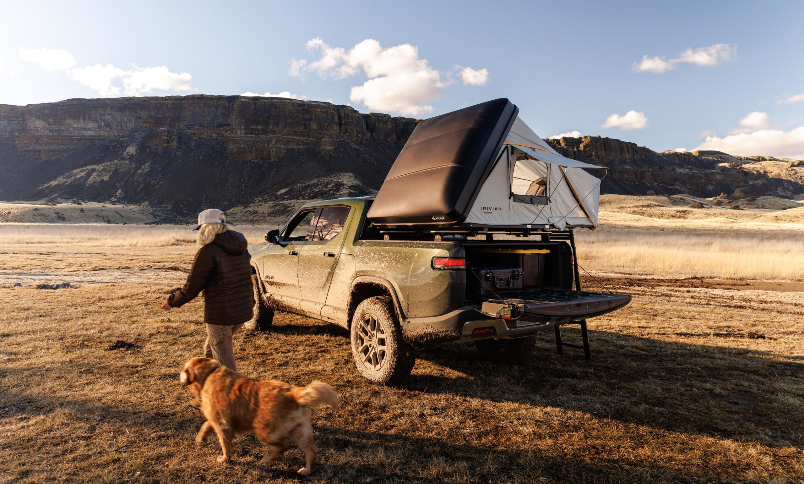 Rivian’s New Hardshell Tent Turns Your R1 Into A Home On Wheels—If You ...