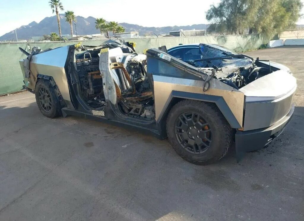 Cybertruck From Las Vegas Explosion Briefly Offered For Sale | Carscoops