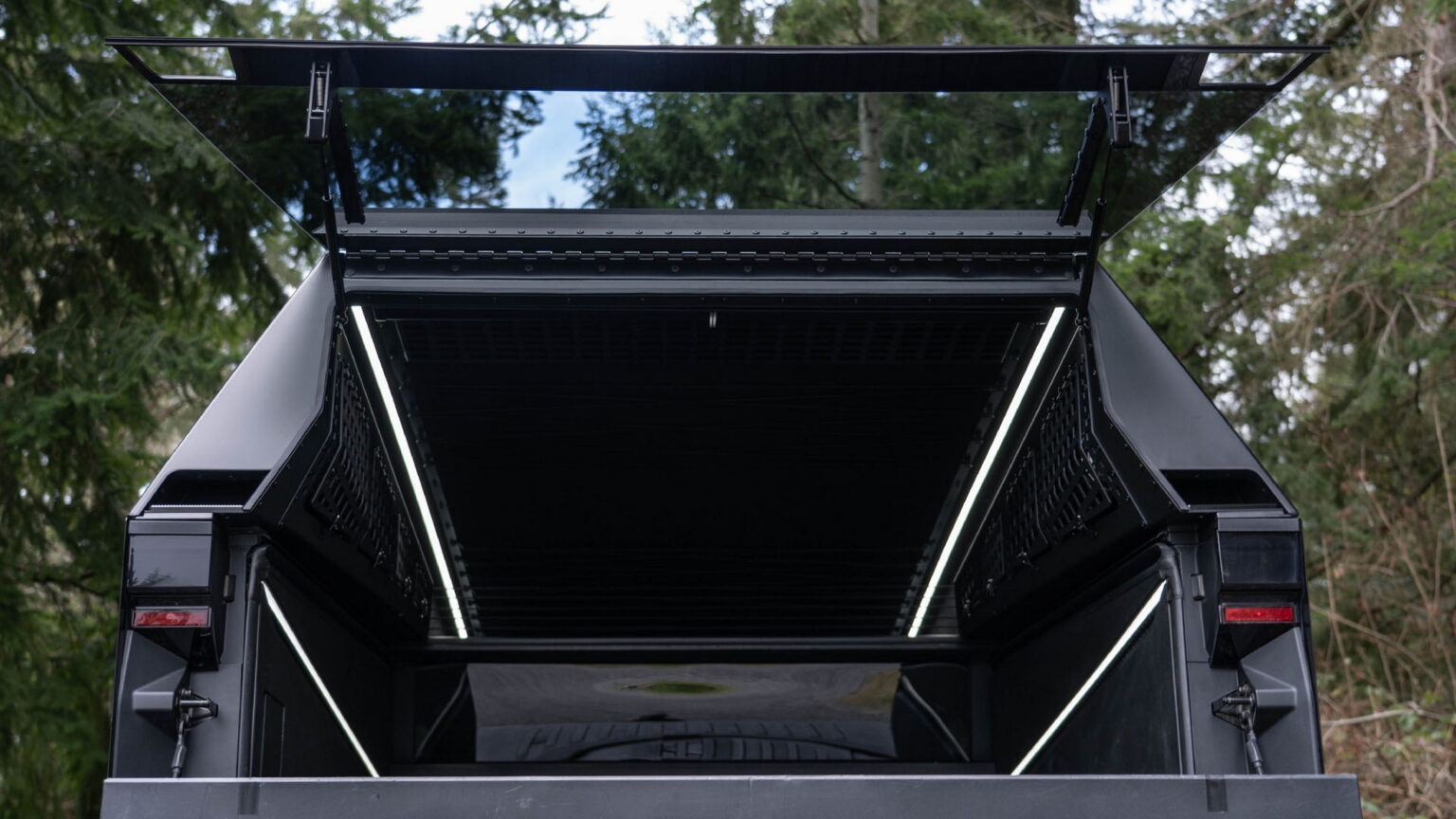 Space Camper Turns Your Tesla Cybertruck Into A Tiny Mobile Home ...