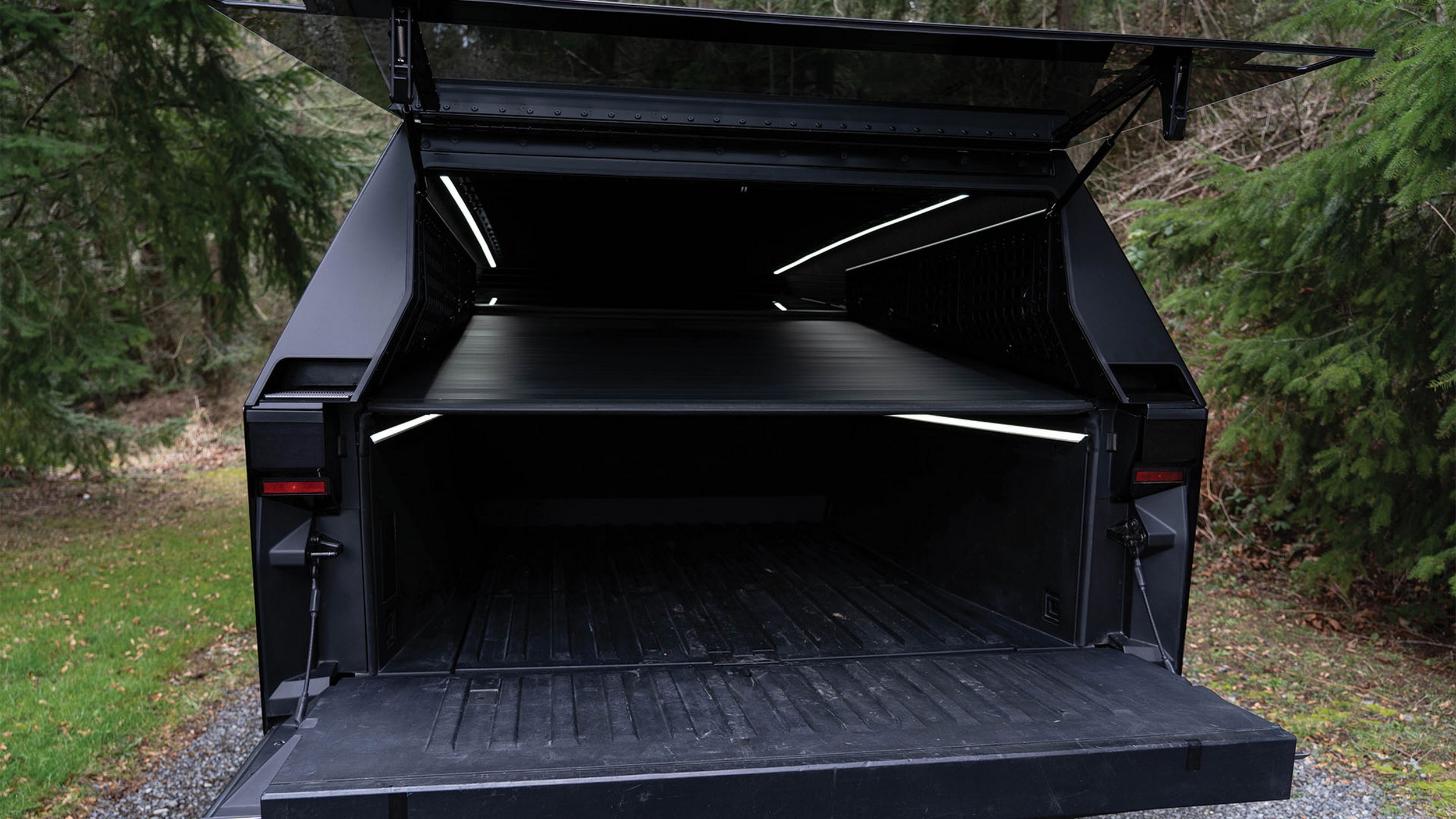 Space Camper Turns Your Tesla Cybertruck Into A Tiny Mobile Home ...