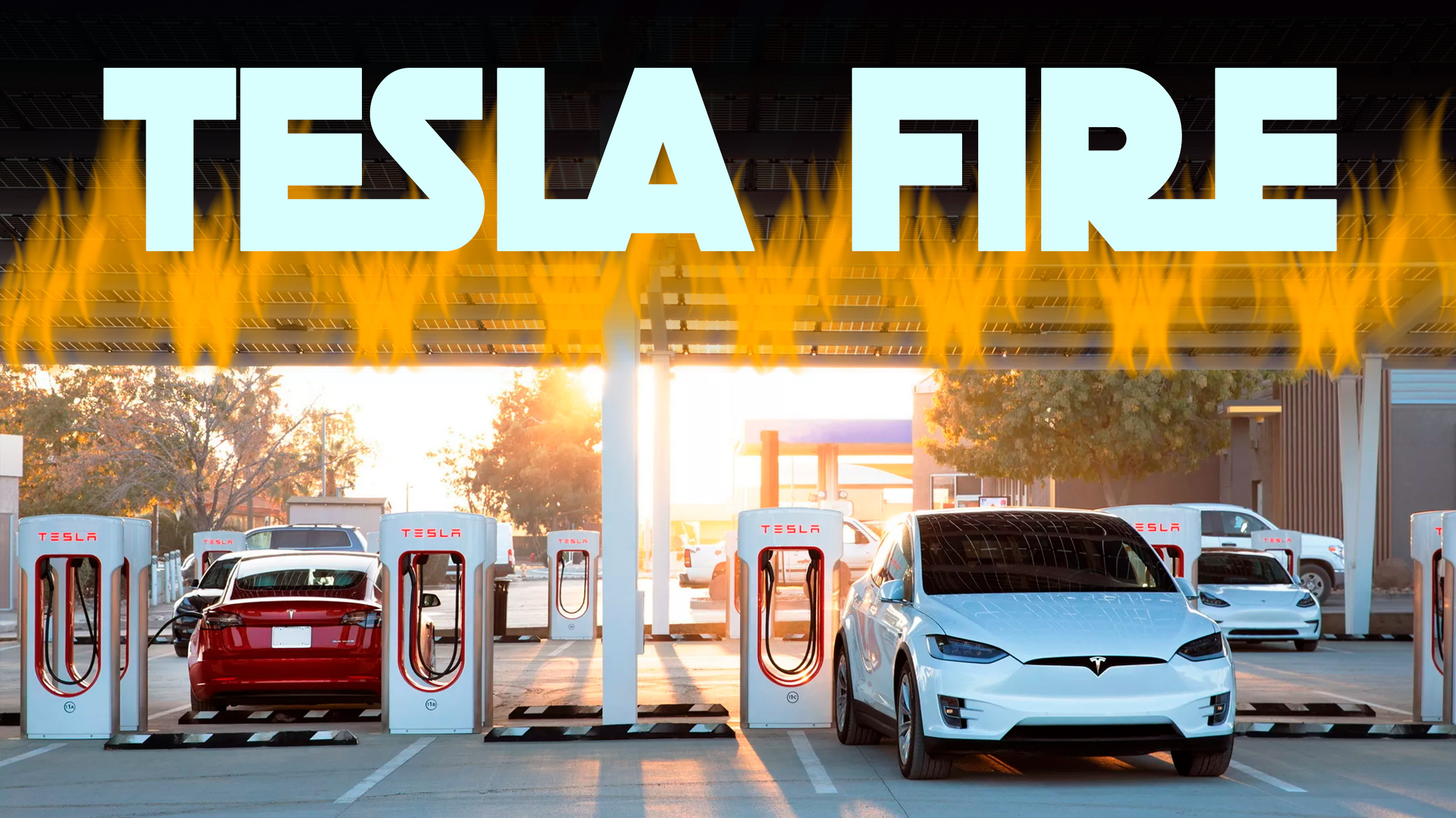 Man Tries To Torch Tesla Superchargers But Ends Up Torching Himself ...