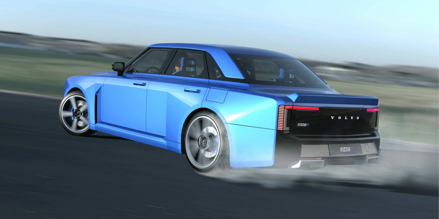 Volvo 240R EV Study Throws A Brick At Electric Performance | Carscoops