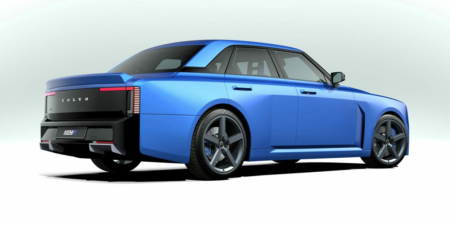 Volvo 240R EV Study Throws A Brick At Electric Performance | Carscoops