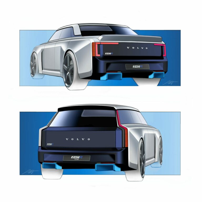 Volvo 240R EV Study Throws A Brick At Electric Performance | Carscoops