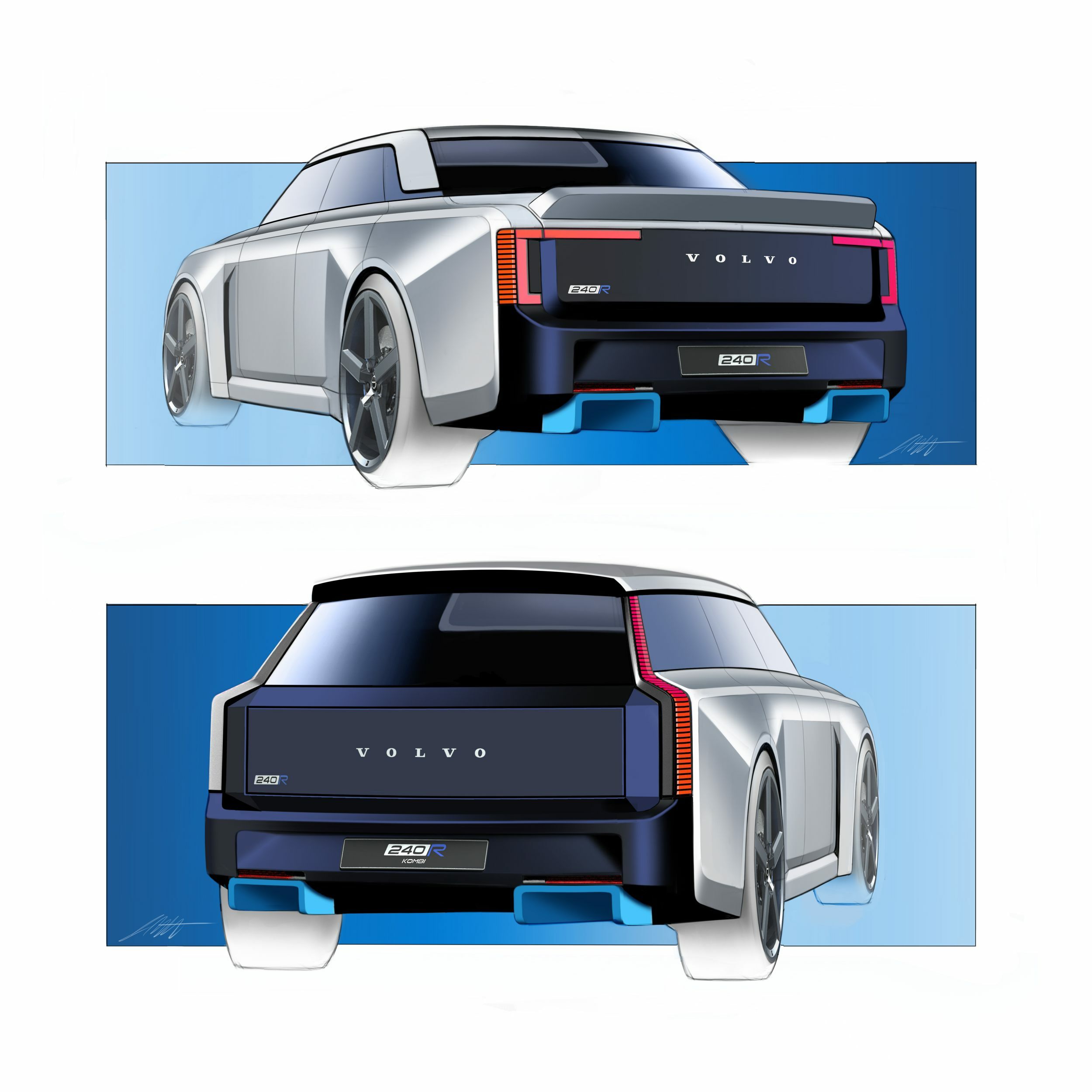 Volvo 240R EV Study Throws A Brick At Electric Performance | Carscoops