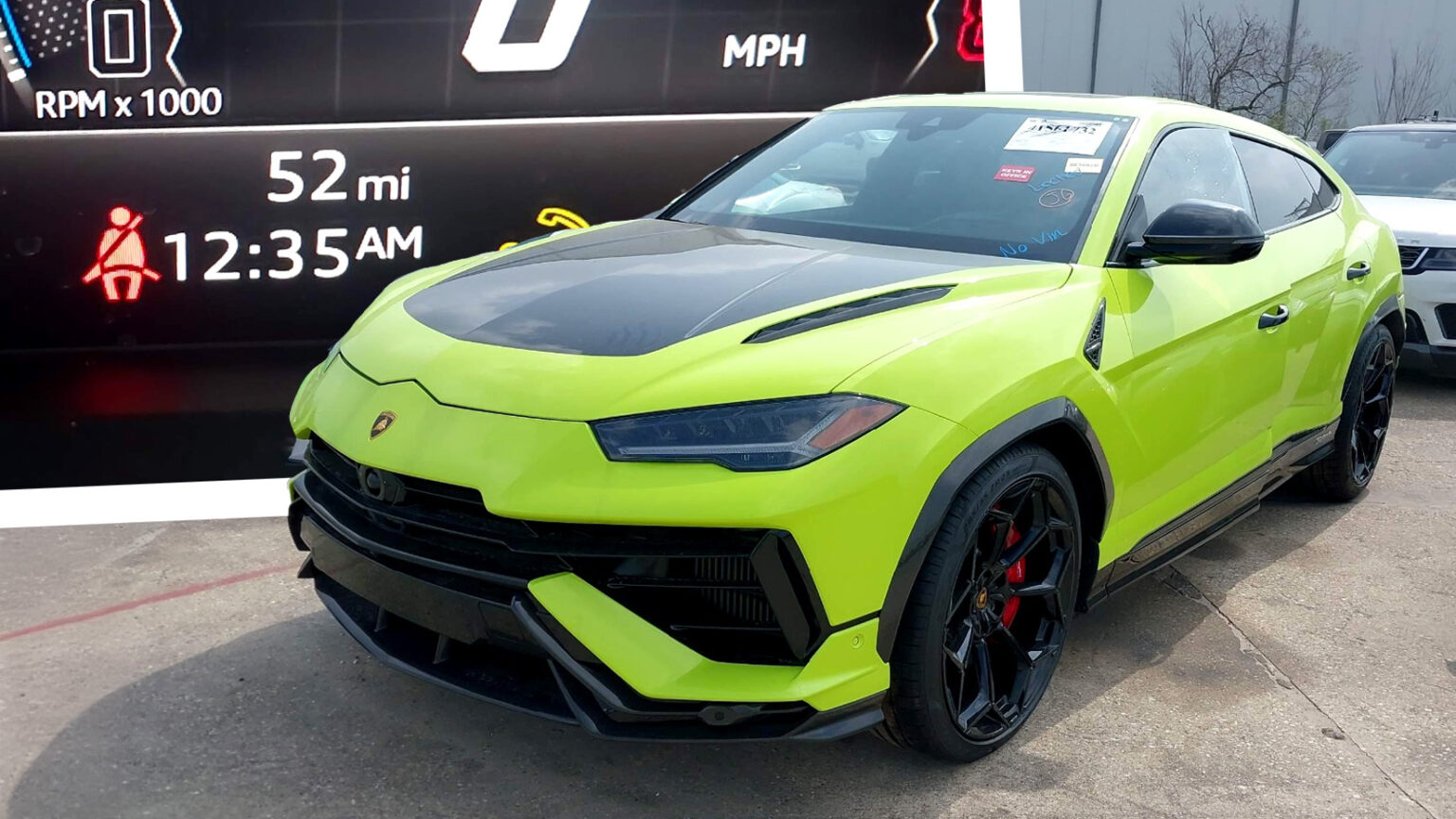 New Lamborghini Urus Totaled Over One Missing VIN Plate | Carscoops