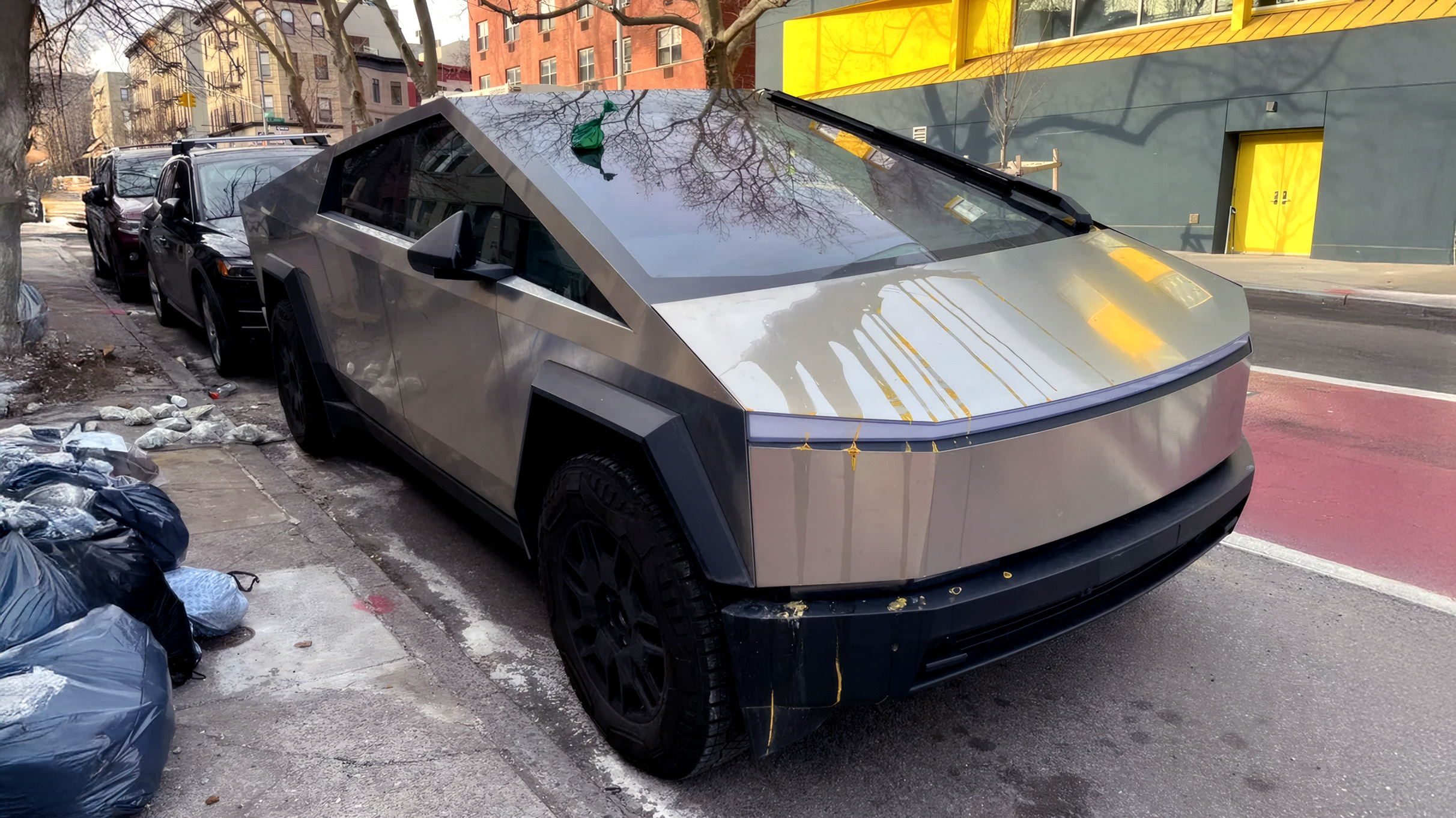 Someone Egged A Cybertruck And Wiped Dog Poop On It | Carscoops